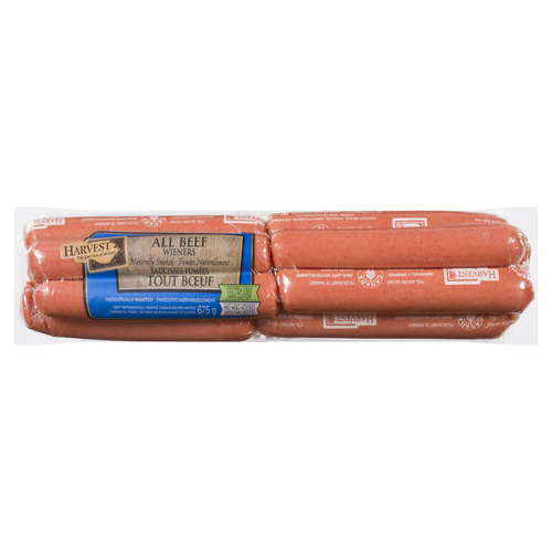 Buy Harvest Meats All Beef Naturally Smoked Wieners 675 g | FreshCo