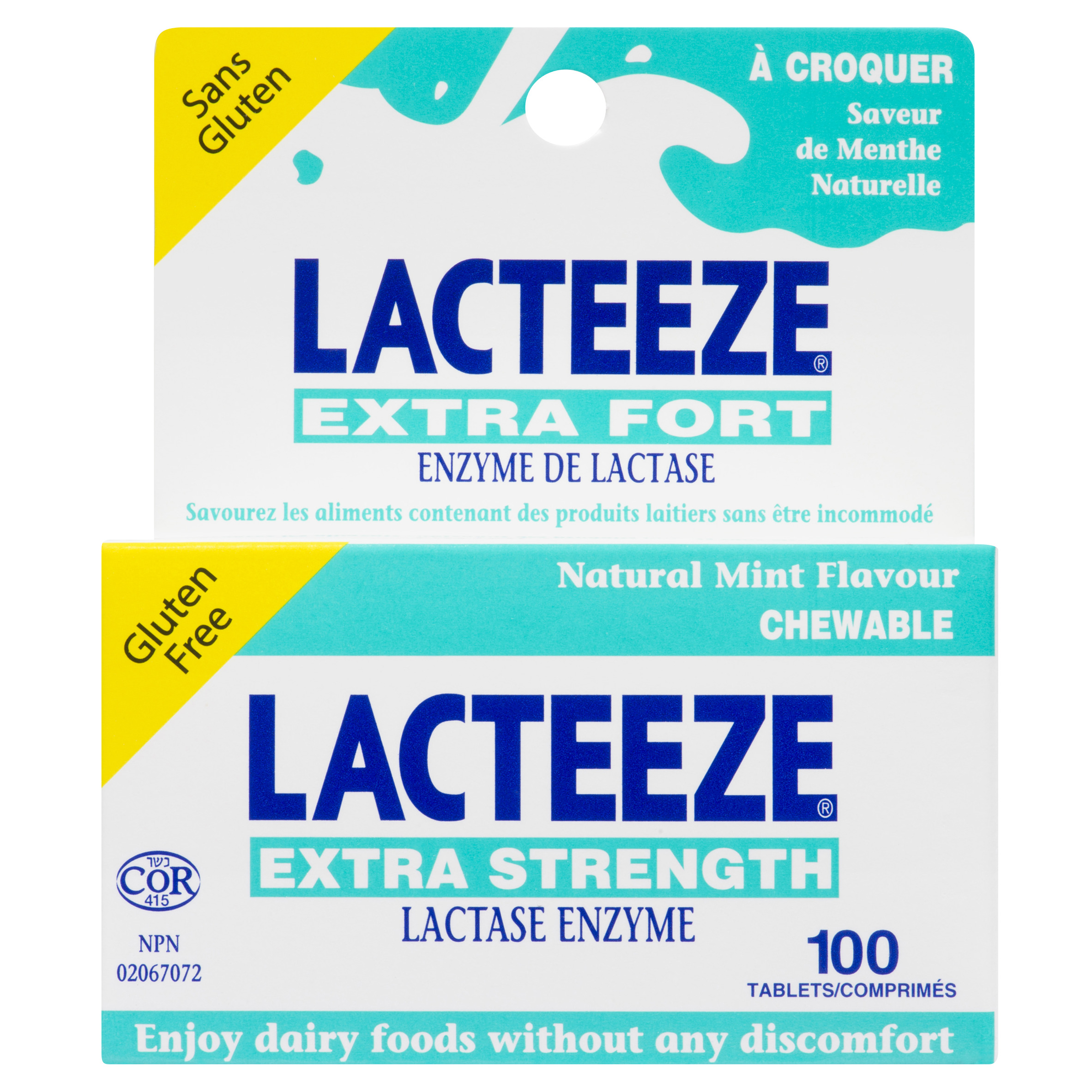 Buy Lacteeze Lactase Enzyme Extra Strength Chewable Tablets 100 EA ...