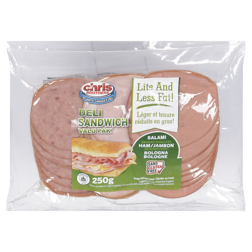 Buy Chris Brothers Low Fat Deli Meat Sandwich Pack 250 g | Sobeys Inc.