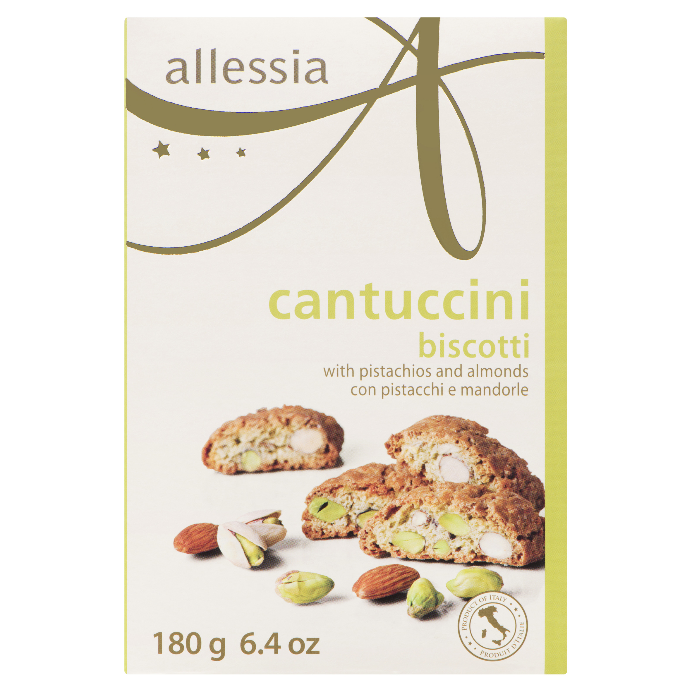 Buy Allessia Biscotti Cantuccini With Pistachio Almond 180 g | Sobeys Inc.