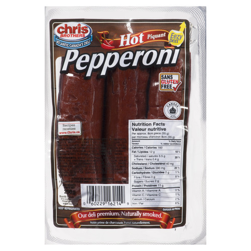 Buy Chris Brothers Hot Pepperoni 250 g | Sobeys Inc.