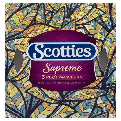 Buy Scotties Supreme Facial Tissue 3-Ply 60 Sheets | Sobeys Inc.