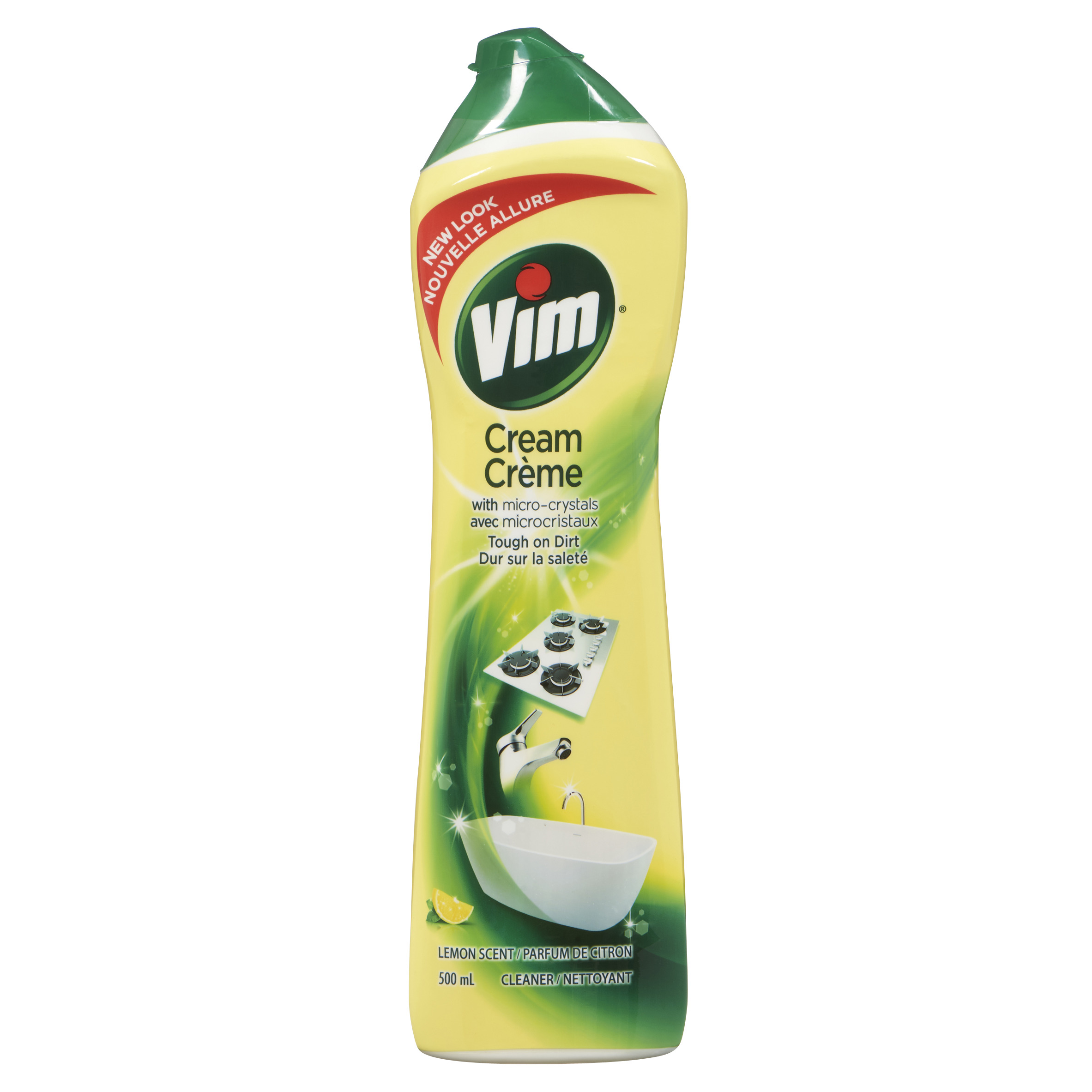Buy Vim Pureboost Cream Cleaner Lemon Scent Multi Surface Cleaner 500 ...