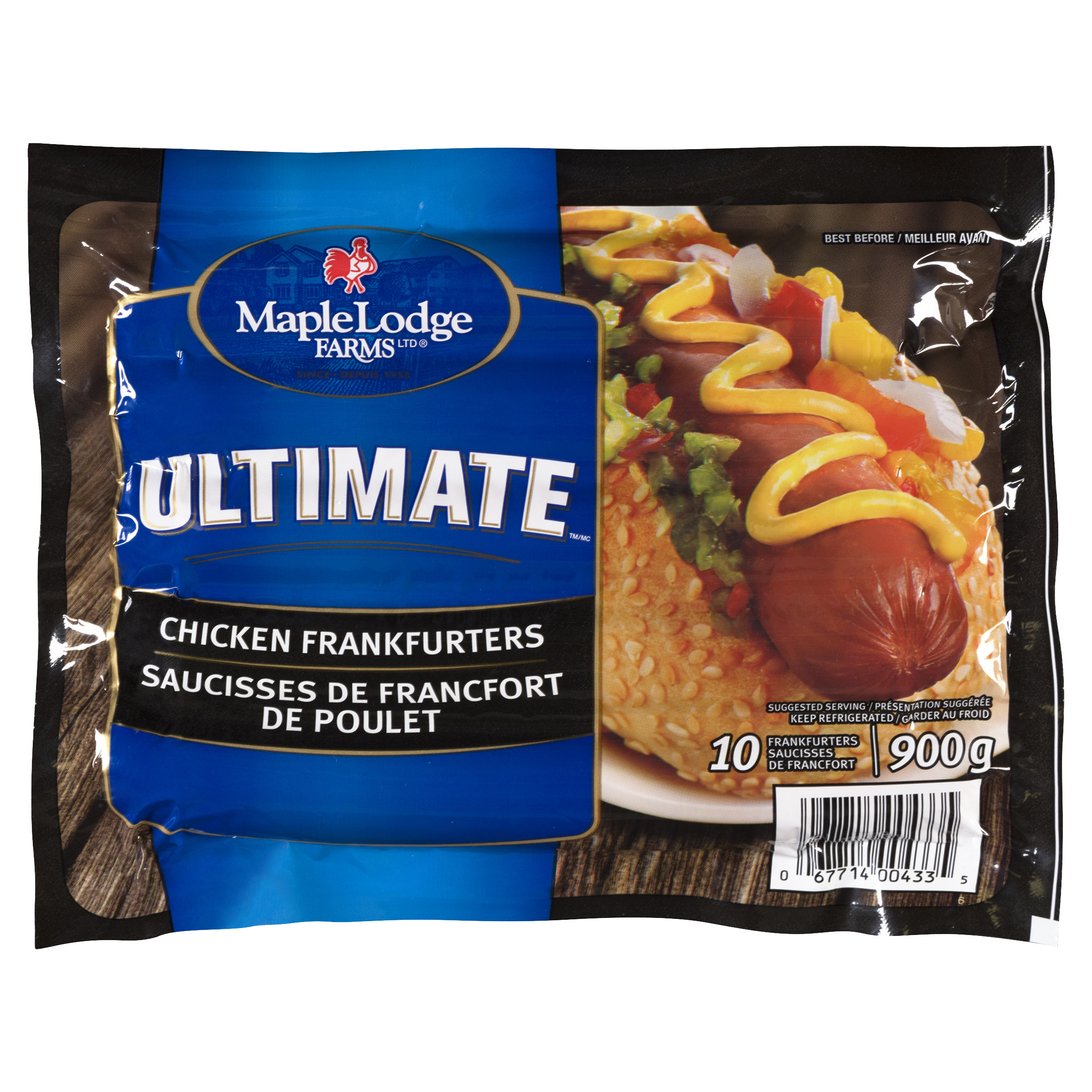 Buy Maple Lodge Farms Ultimate Wieners Chicken Frankfurters 900 g ...