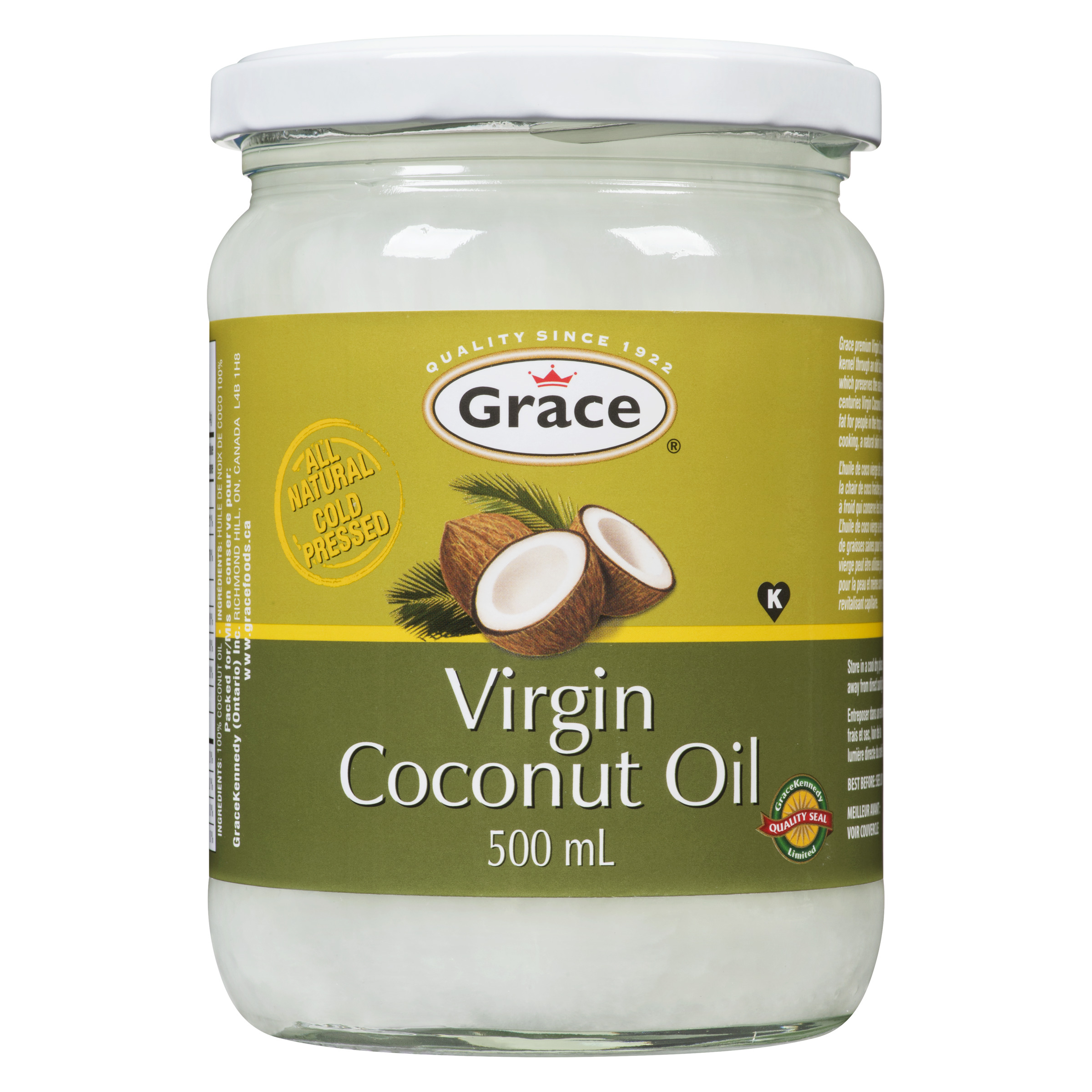 Buy Grace Virgin Coconut Oil 500 ml | Sobeys Inc.