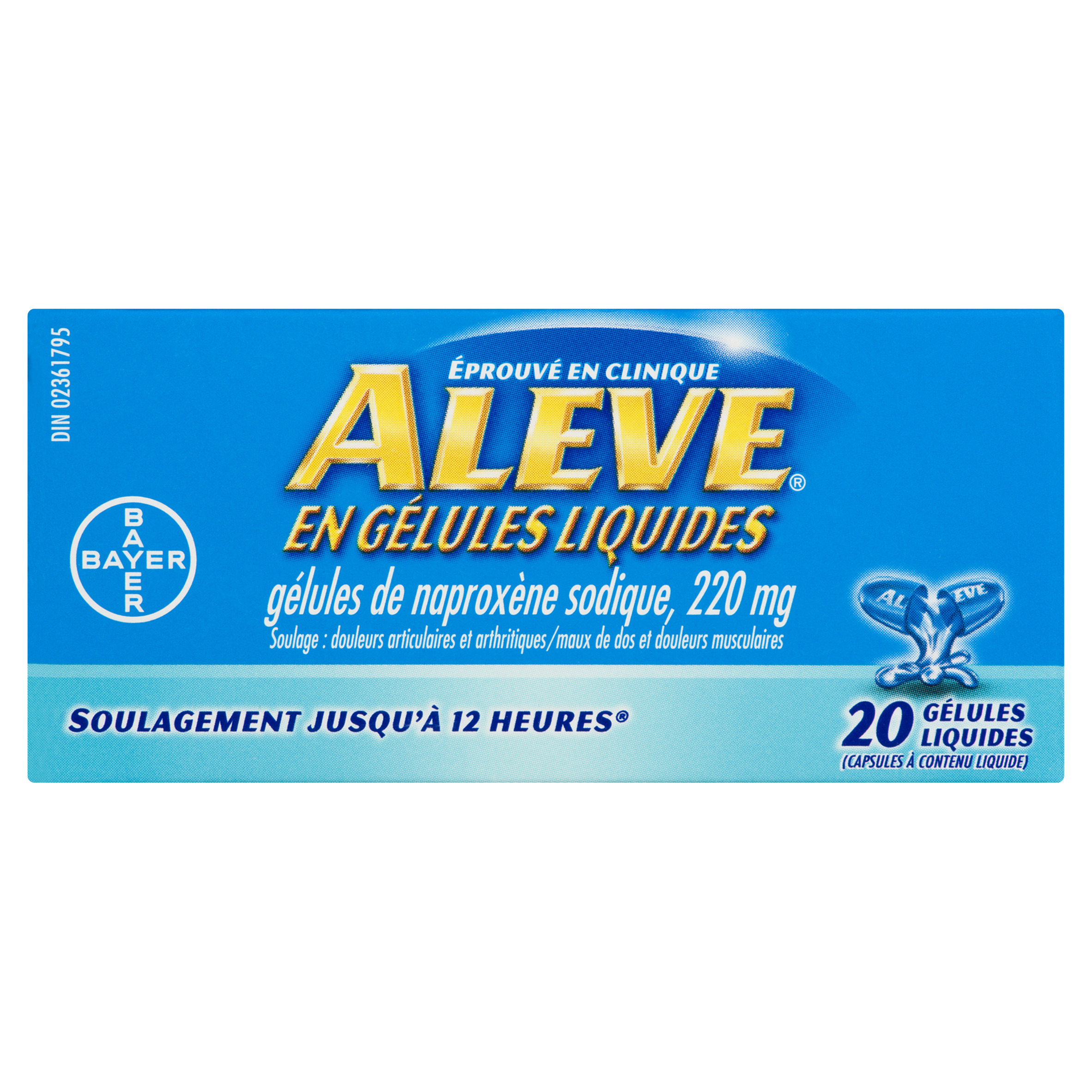 Buy Aleve Pain Relief Liquid Gels 20 EA | FreshCo