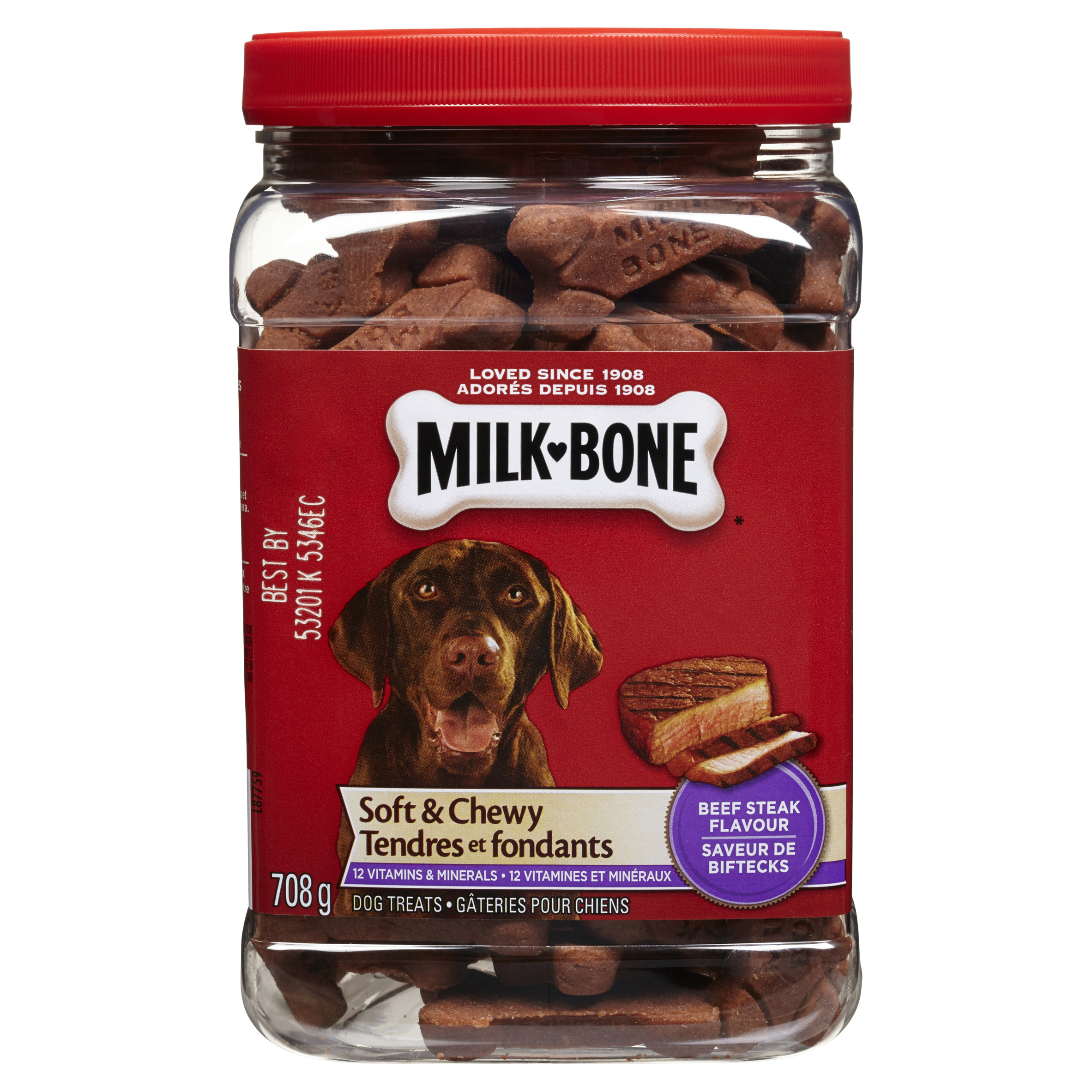 Buy Milk-Bone Dog Treats Soft & Chewy Beef Steak 708 g | Safeway Canada