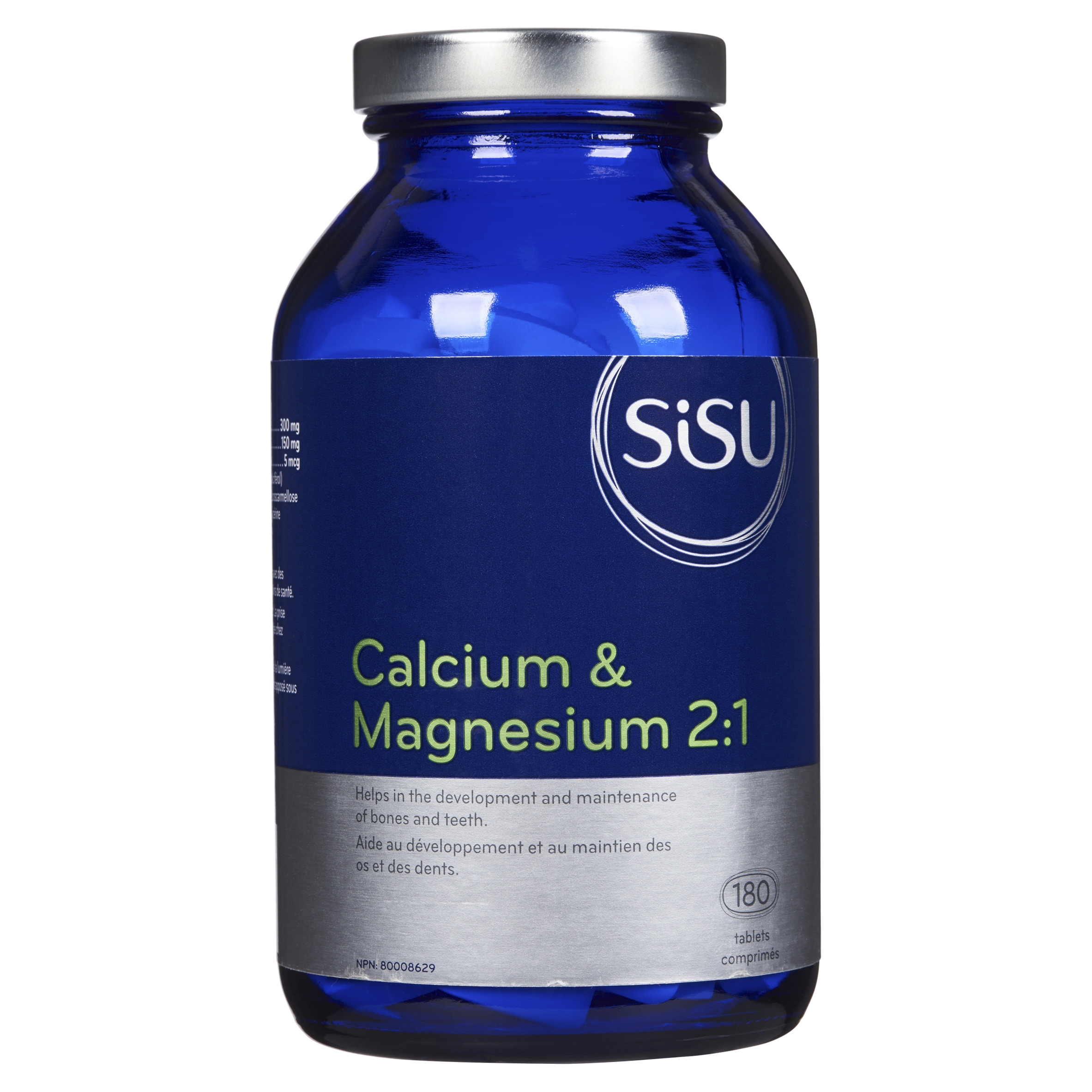 Buy Sisu Supplements 2:1 Calcium Magnesium With Vitamin D 180 Tablets ...
