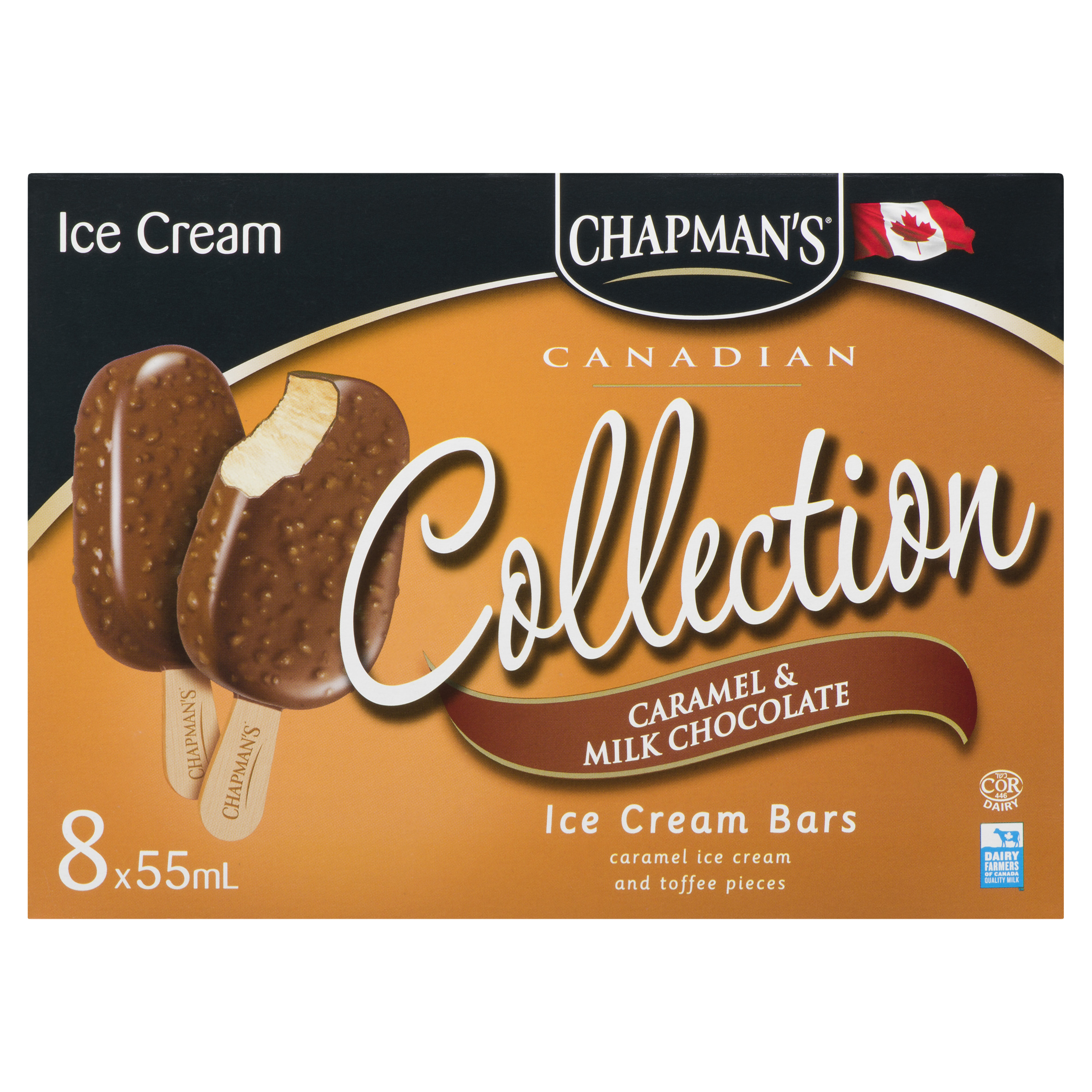 Buy Chapman's Ice Cream Bars Caramel And Milk Chocolate 8 x 55 ml ...