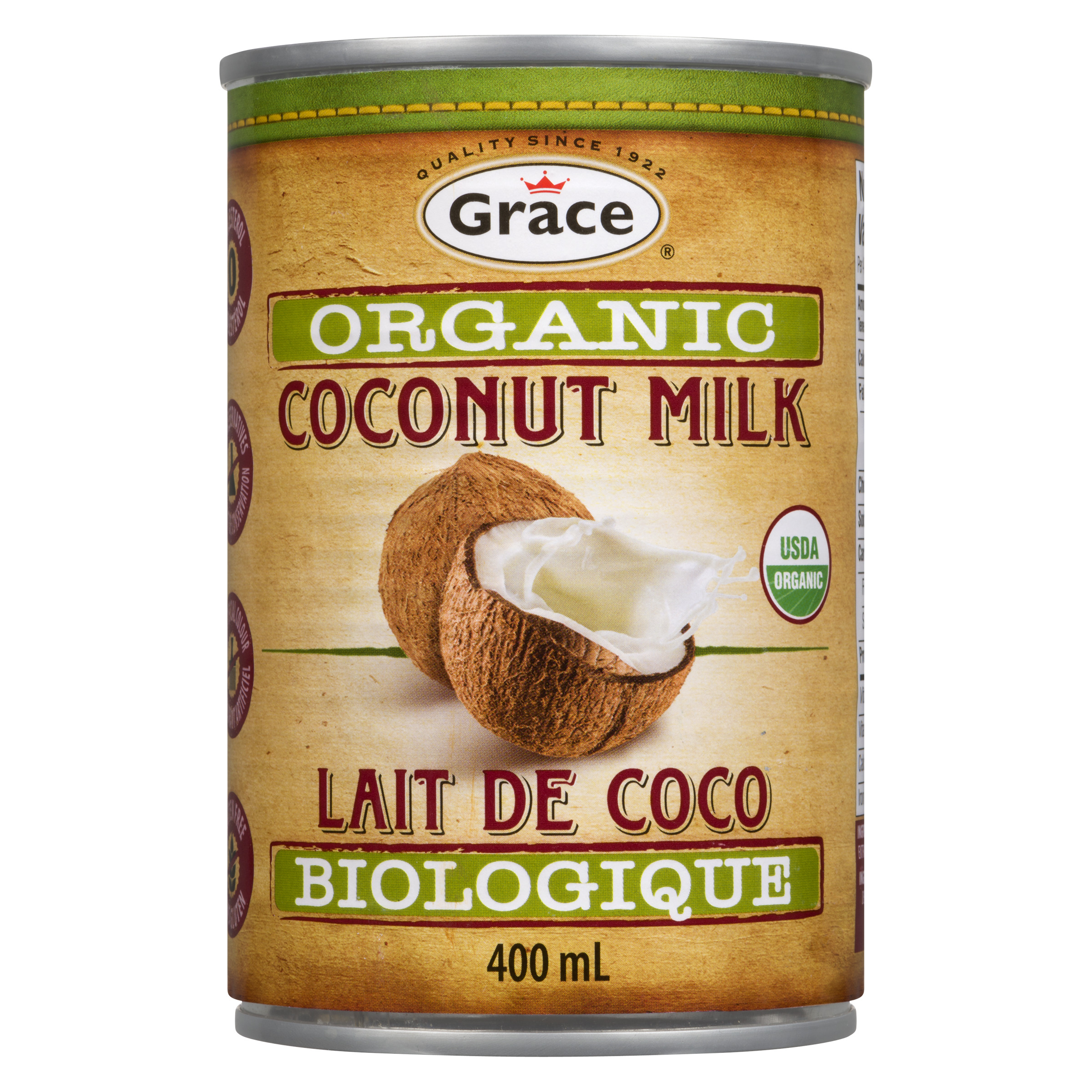 Buy Grace Organic Coconut Milk 400 ml | FreshCo