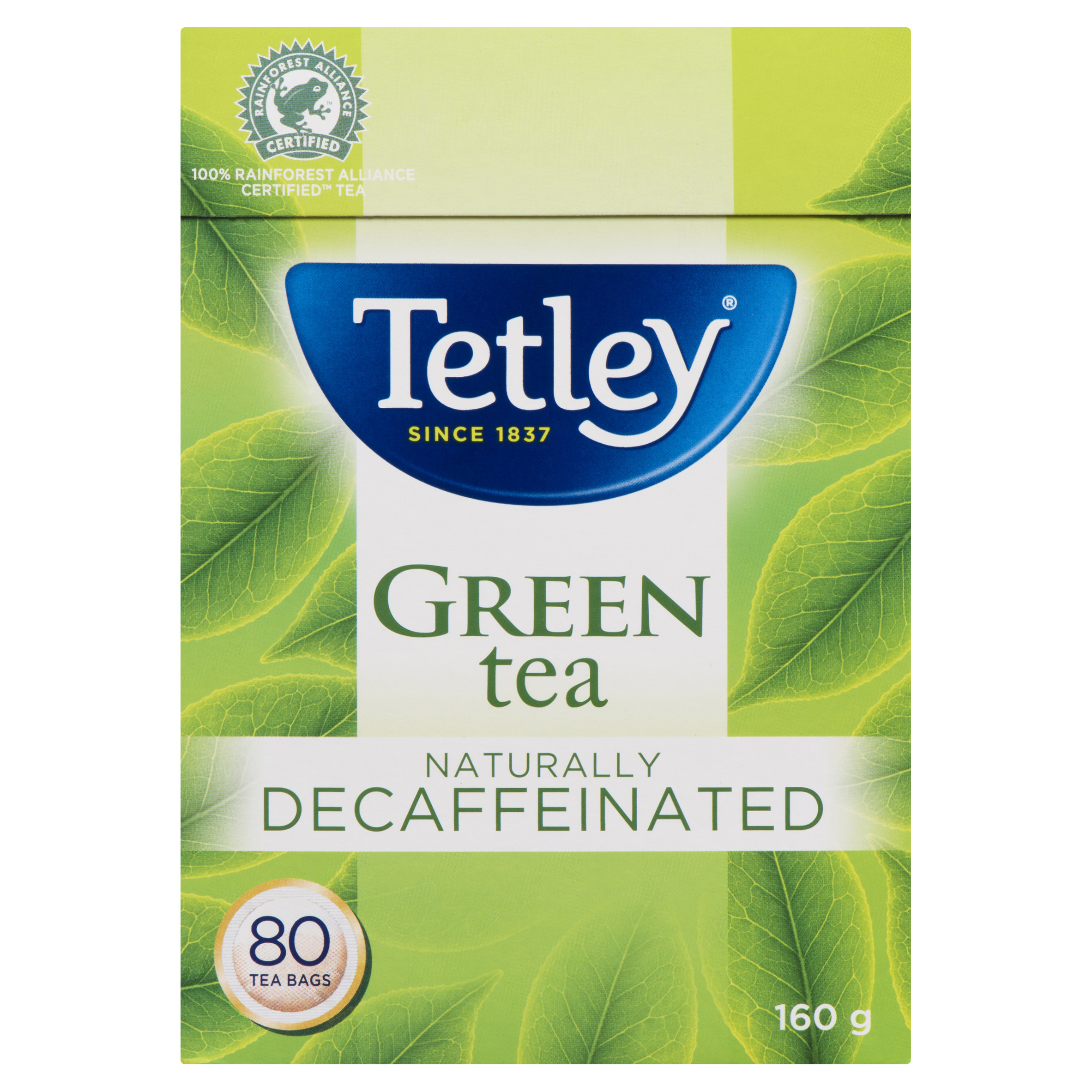 Buy Tetley Green Tea Naturally Decaffeinated 80 Tea Bags | Safeway Canada