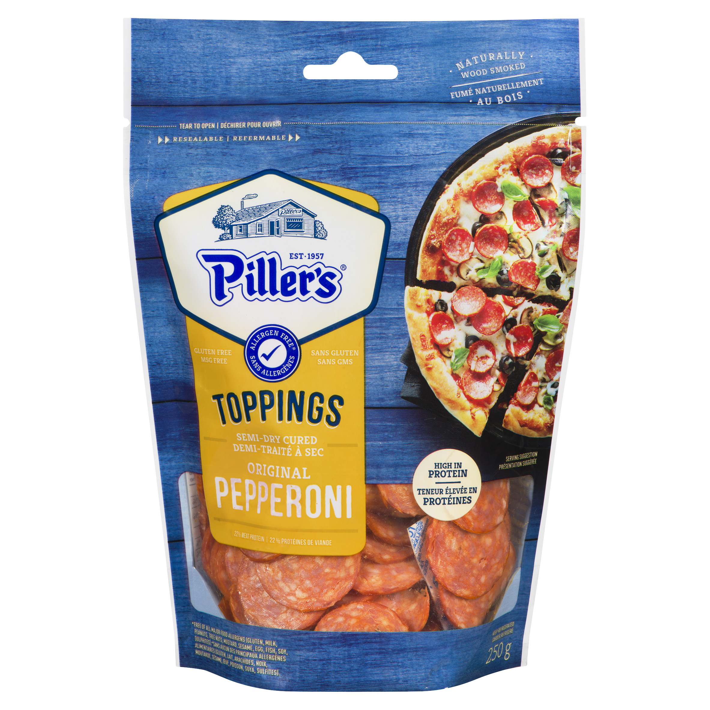 Buy Piller's Pepperoni Toppings Original 250 g | FreshCo