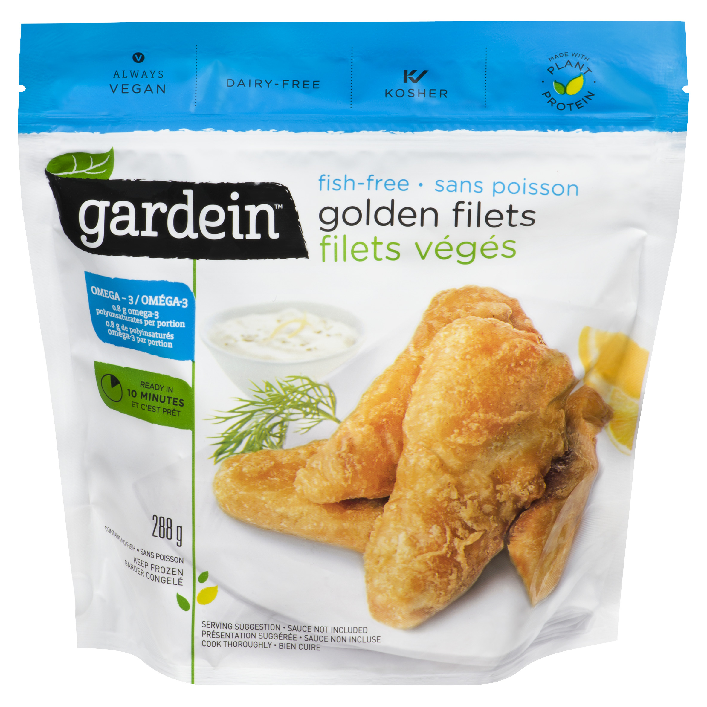 Buy Gardein Frozen Meals Golden Fishless Filets 288 g | Sobeys Inc.