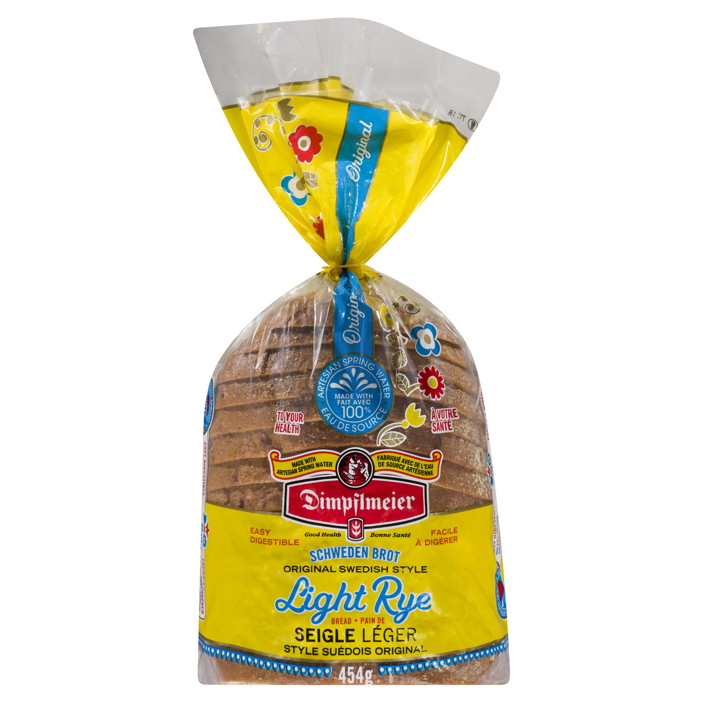 Buy Dimpflmeier Bread Light Rye Swedish Style 454 g | FreshCo