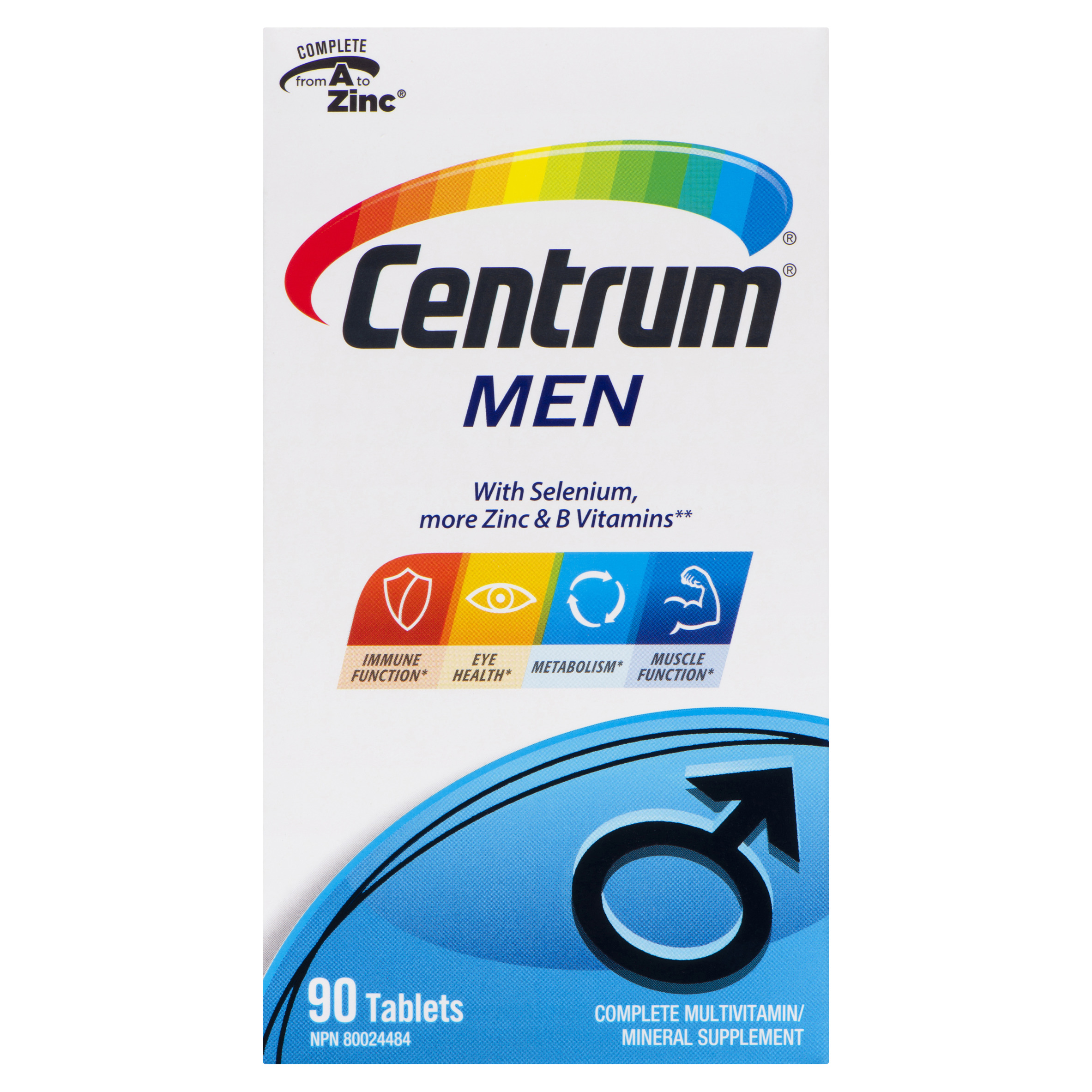 Buy Centrum Complete Multivitamin Men Tablets 90 Count | Sobeys Inc.