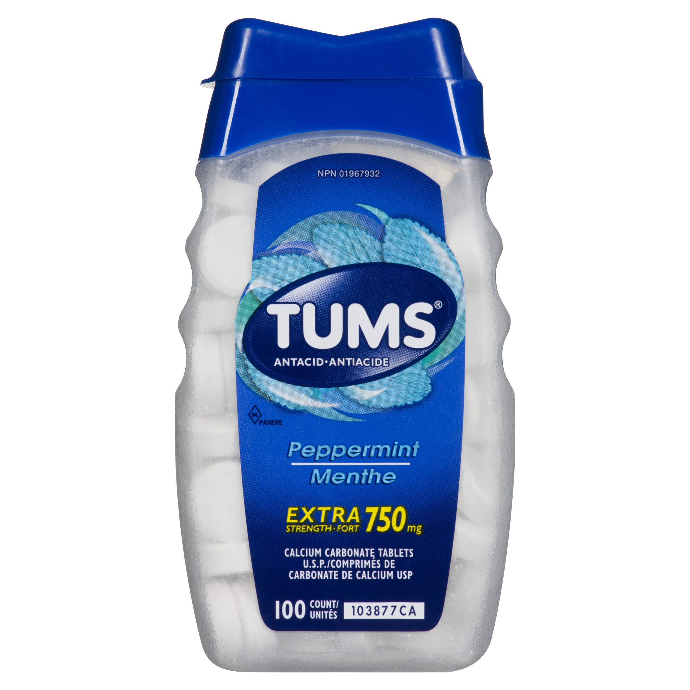 Buy Tums Antacid Extra Strength Peppermint 100 EA | Safeway Canada