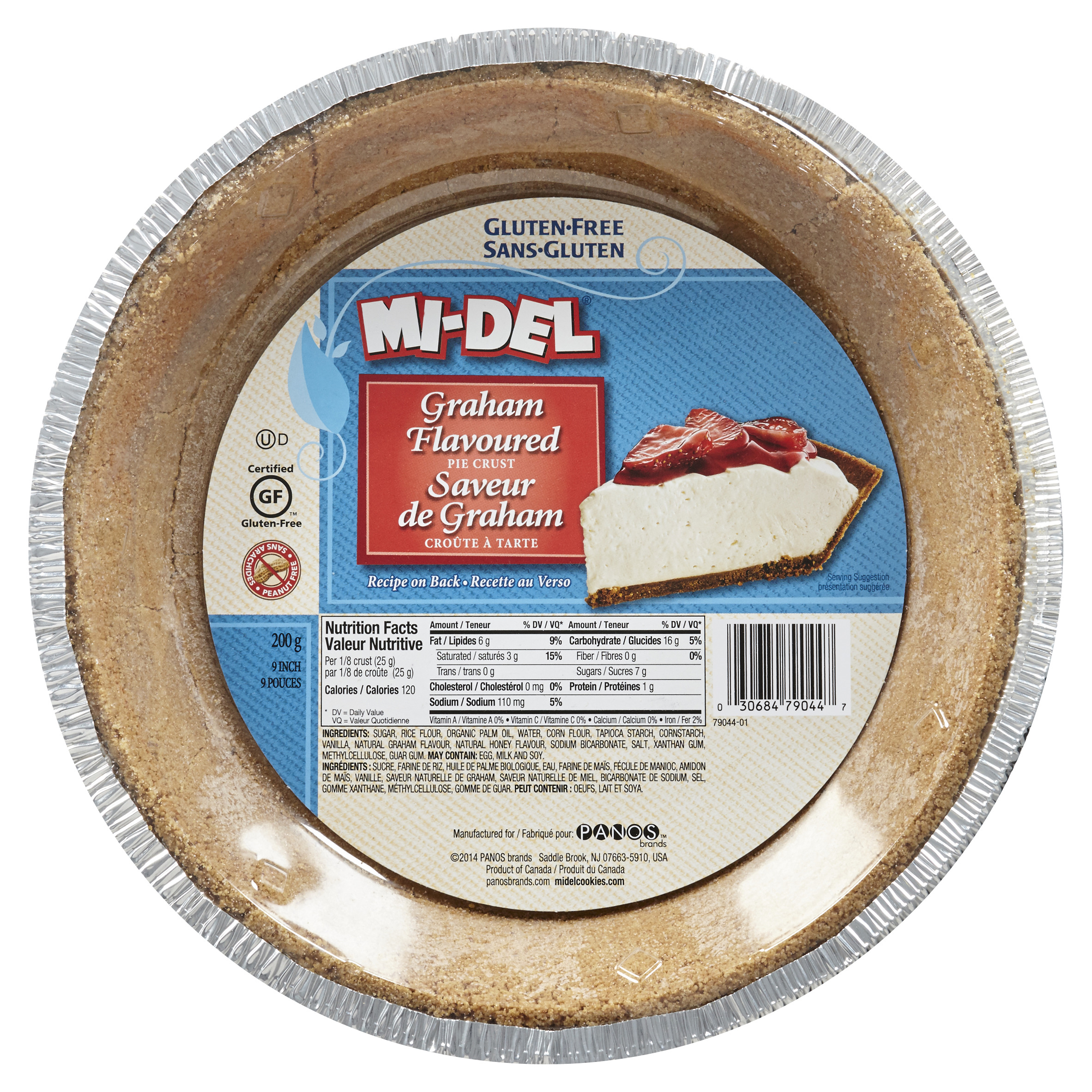 Buy Midel Gluten-Free Pie Crust Graham 200 g | FreshCo