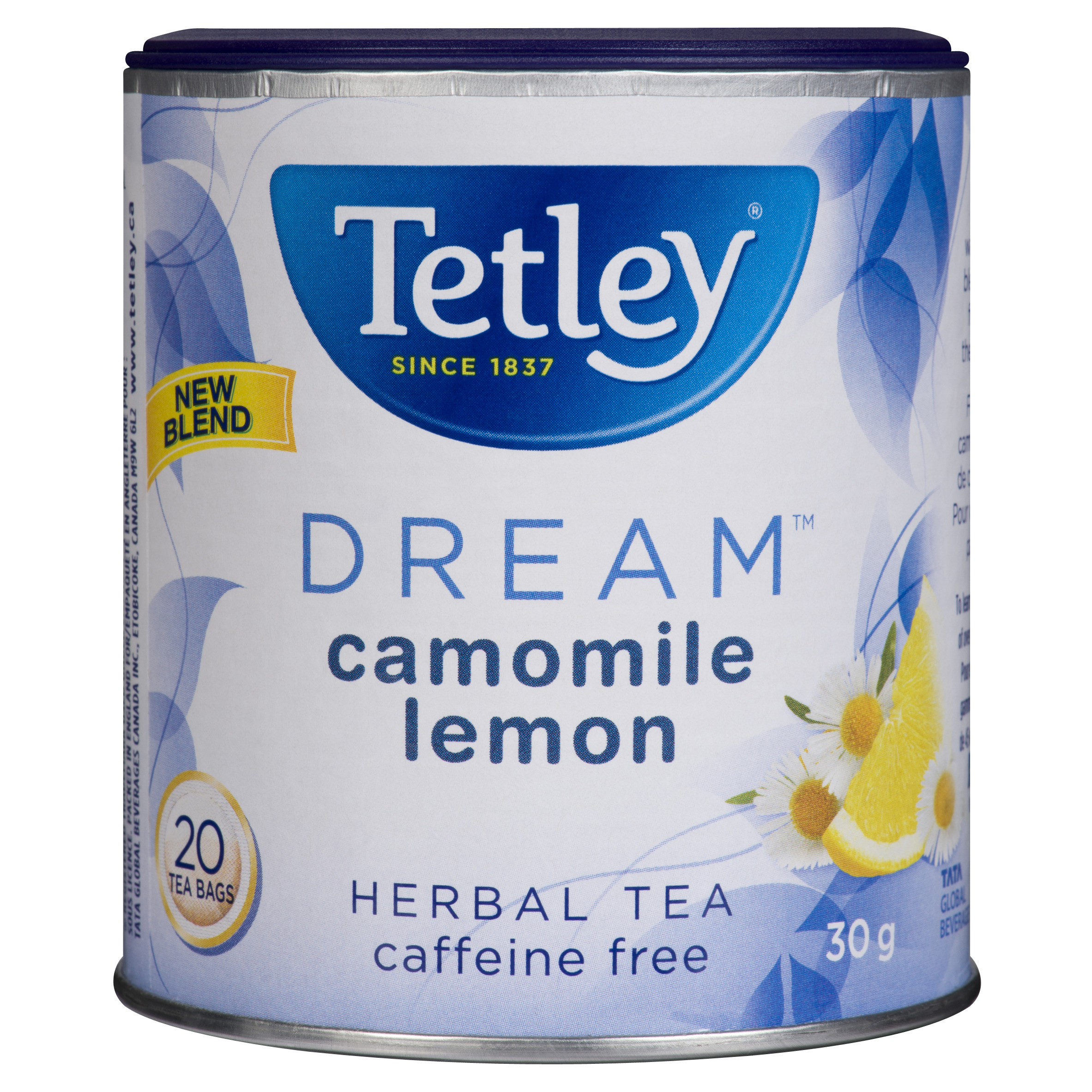 Buy Tetley Dream Herbal Tea Camomile Lemon 20 Tea Bags | FreshCo