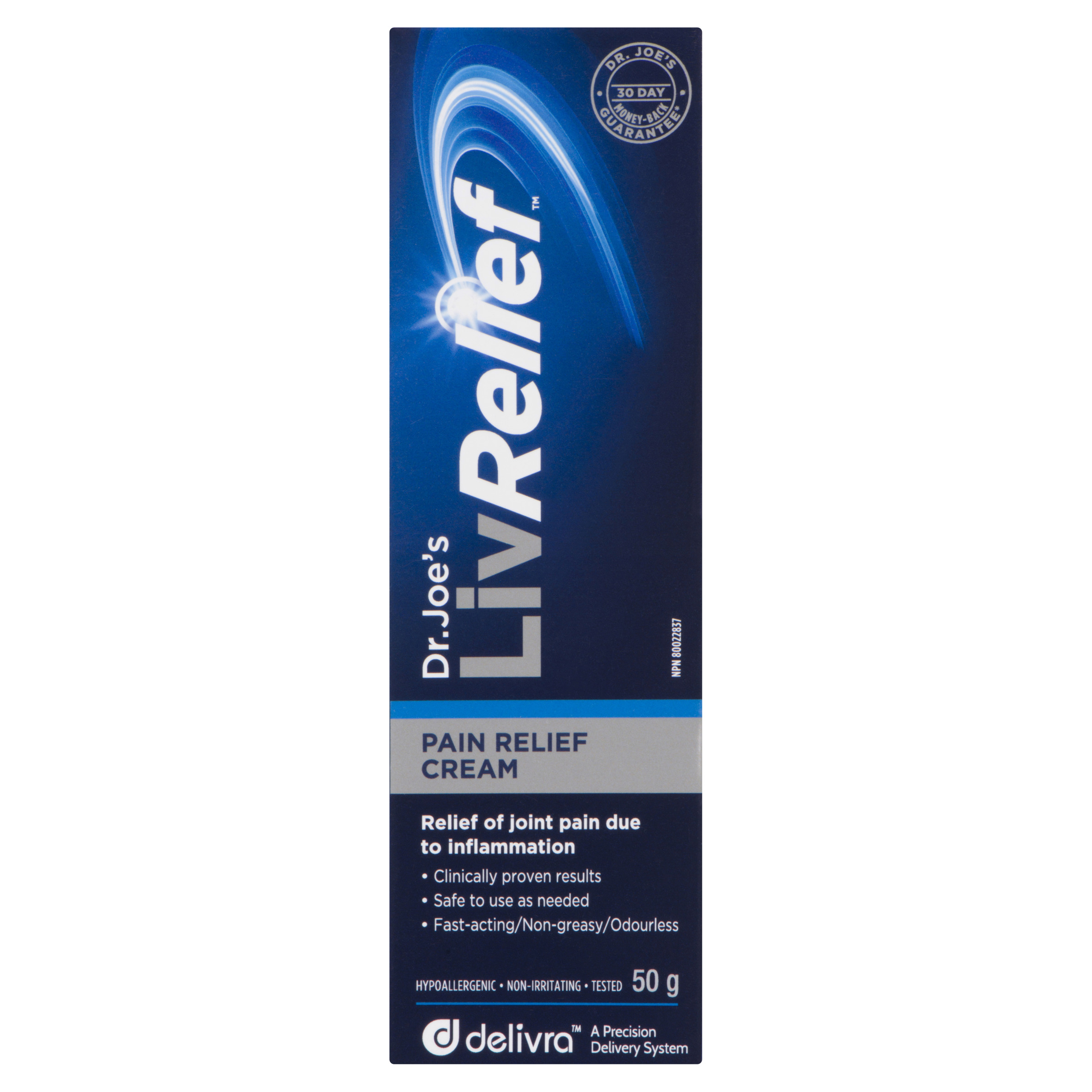 Buy LivRelief Pain Relief Cream 50 g | FreshCo