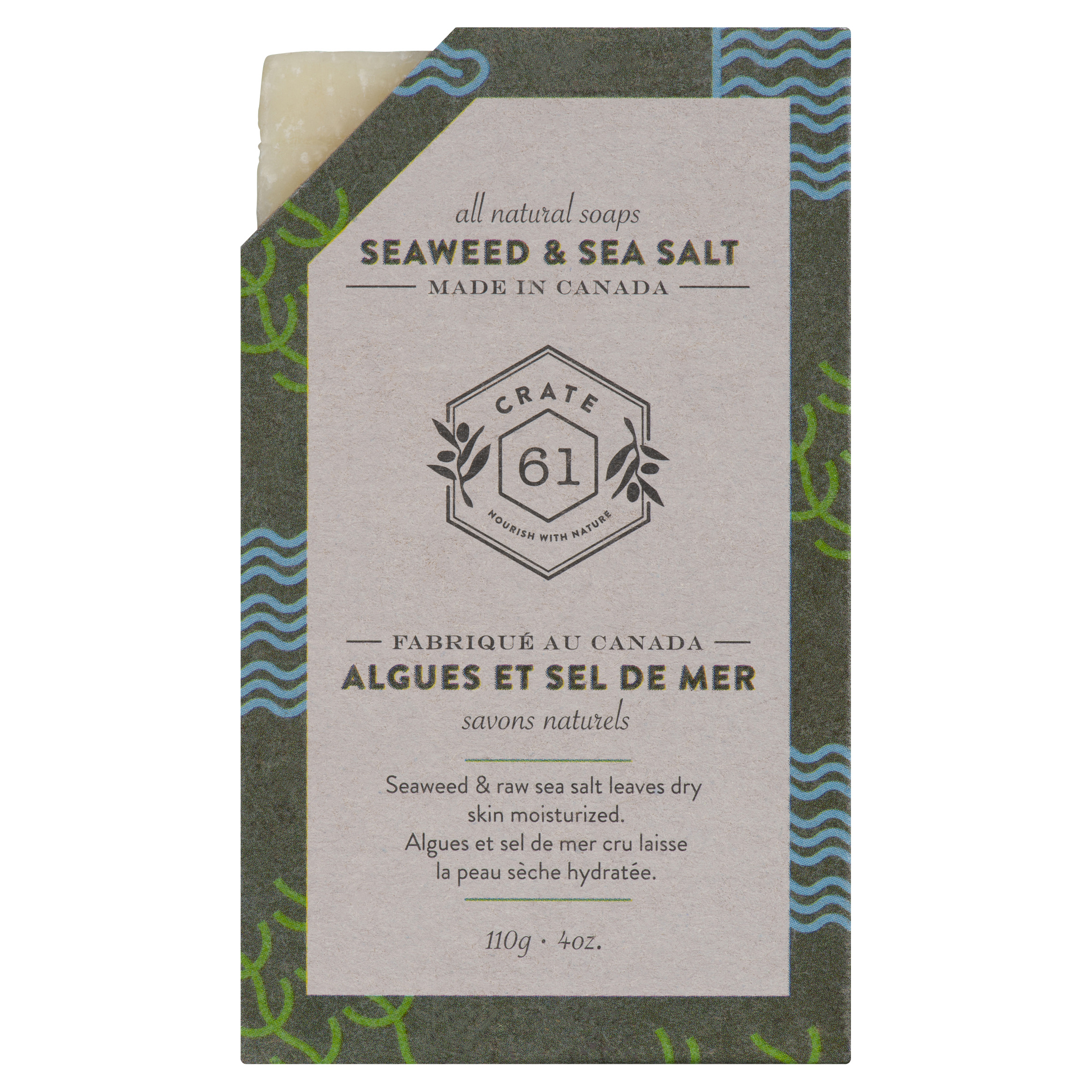 Buy Crate 61 Soap Seaweed Sea Salt 1 Bar 110 g | Sobeys Inc.