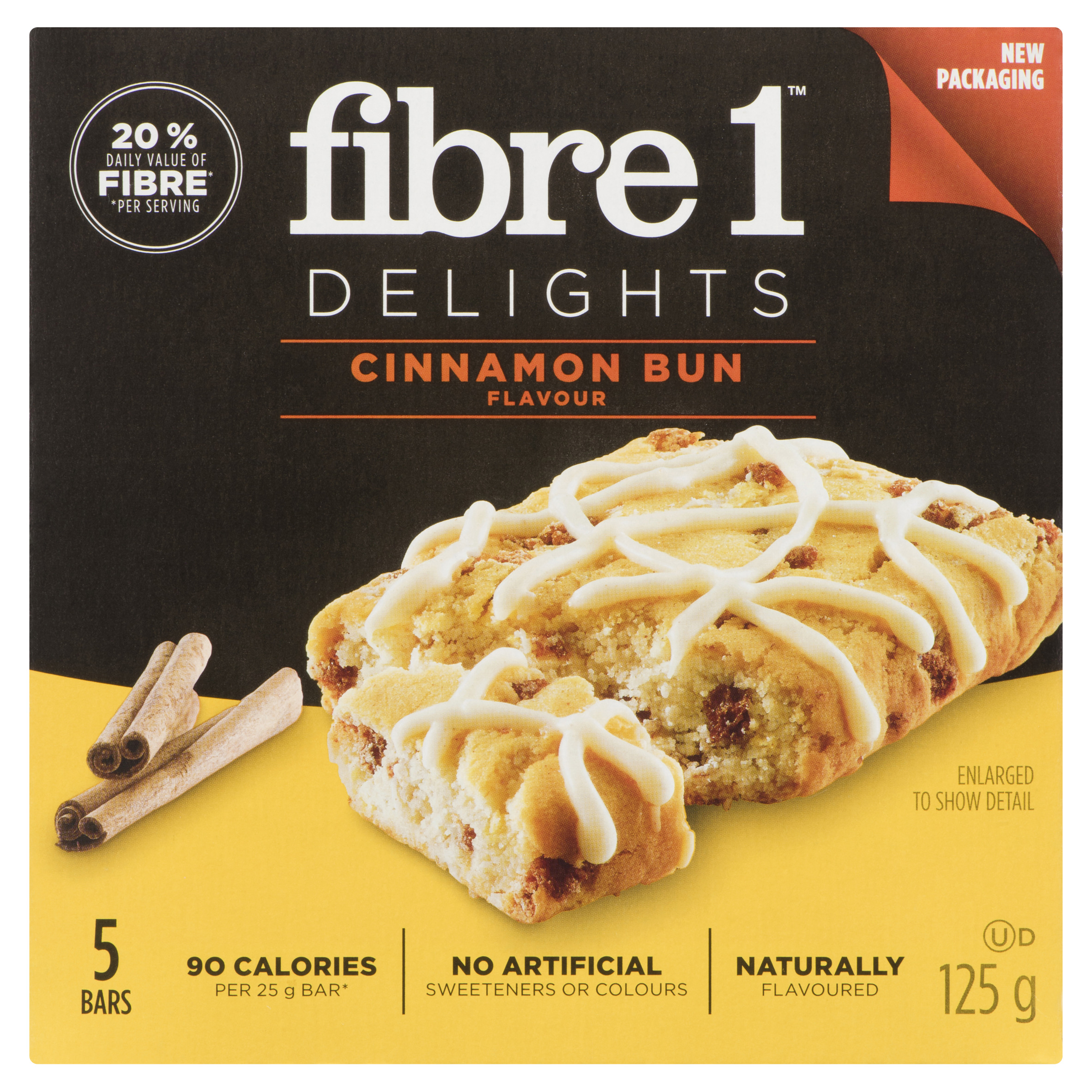 Buy Fibre 1 Delights Bars Cinnamon Bun 5 x 25 g 125 g | Safeway Canada