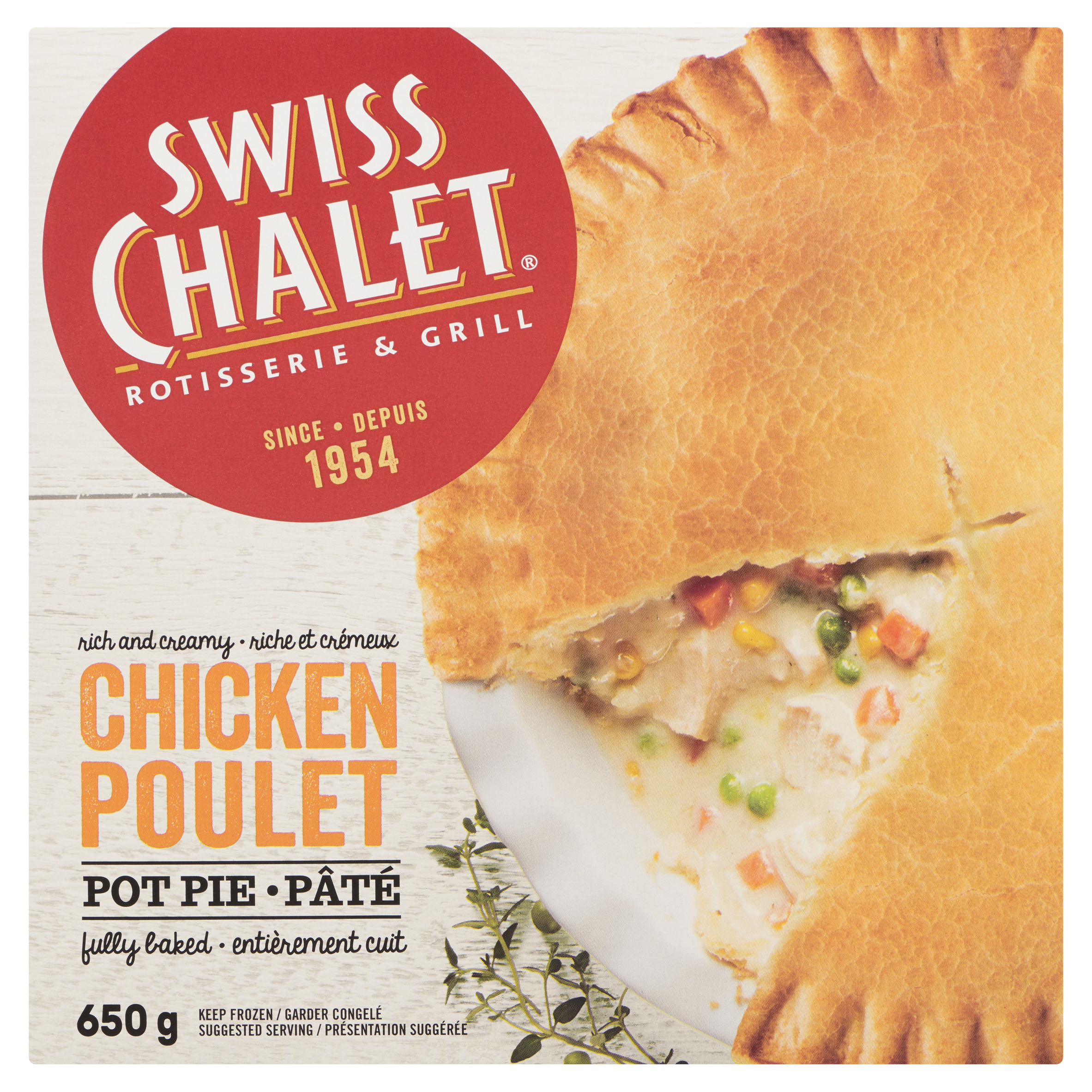 Buy Swiss Chalet Frozen Chicken Pot Pie 650 g | Safeway Canada