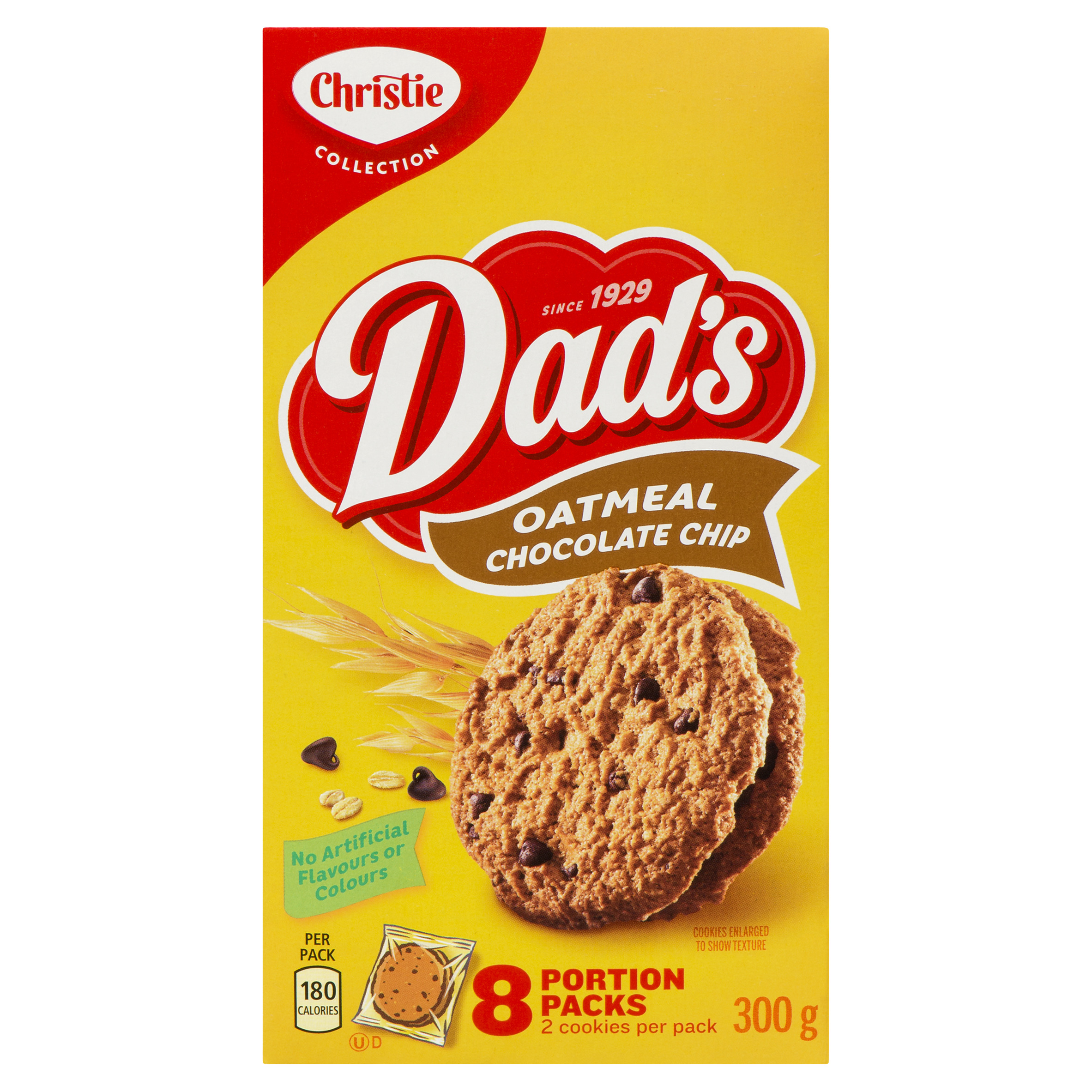 Buy Dad'S Cookies Oatmeal Chocolate 8 Individually Wrapped Packs 300 g ...