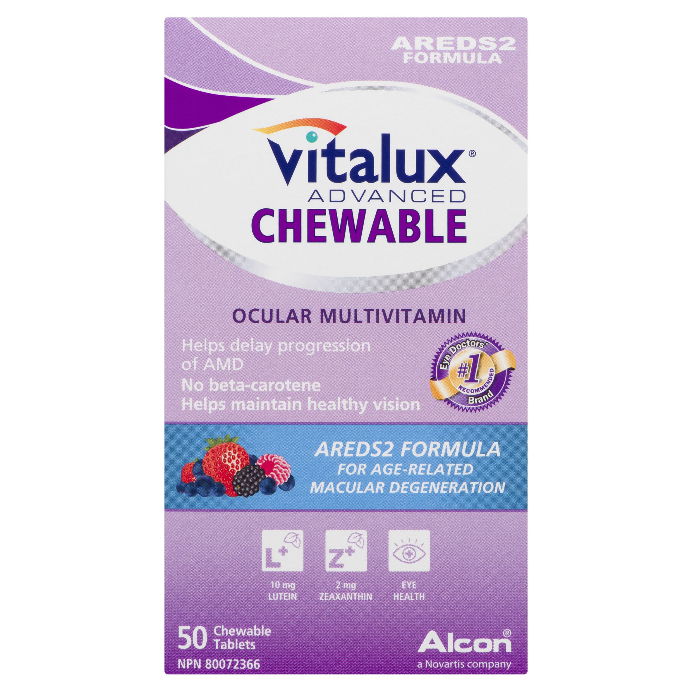 Buy Vitalux Advanced Ocular Multivitamin 50 Chewable Tablets | Safeway ...