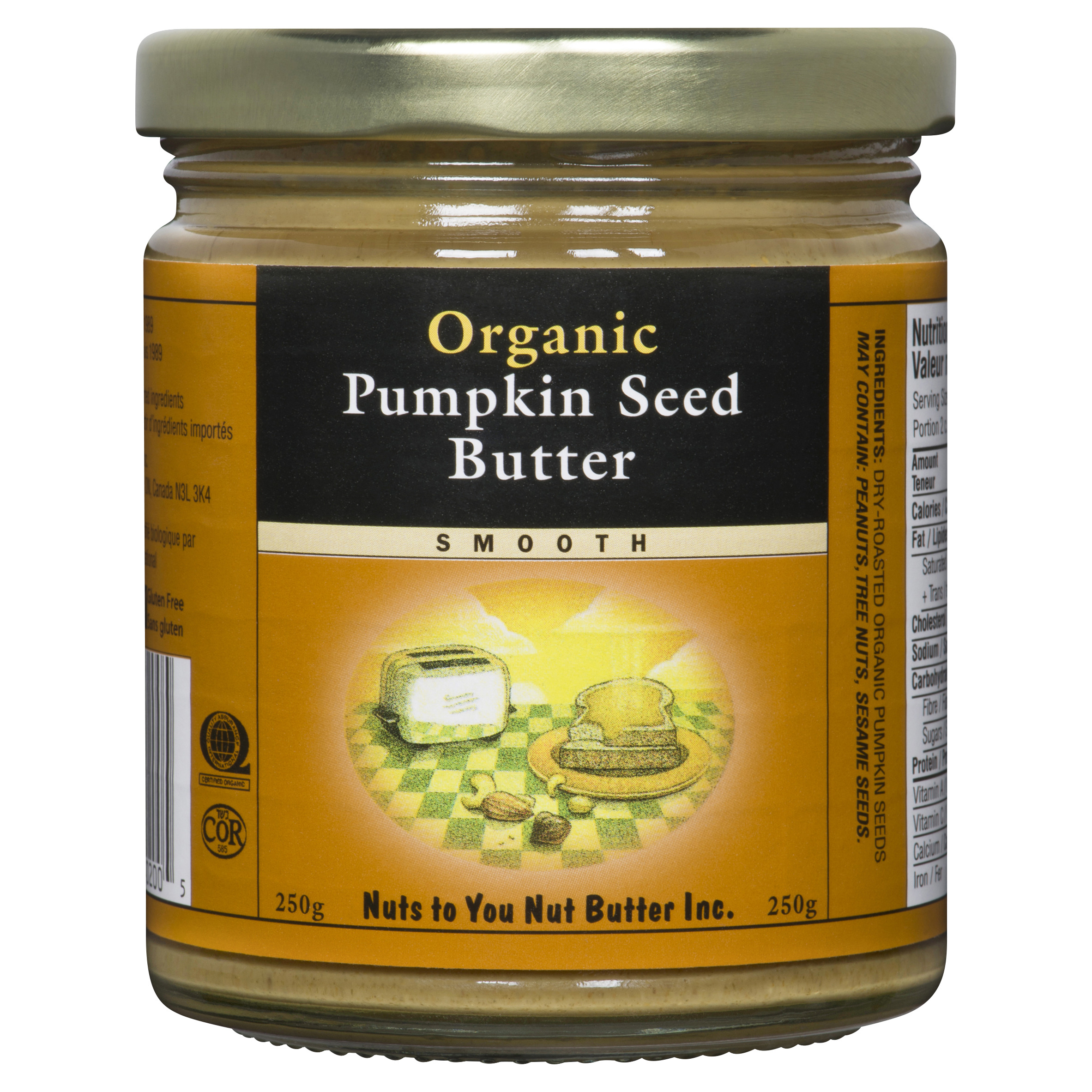 Buy Nuts To You Organic Butter Pumpkin Seed Smooth 250 g | Sobeys Inc.