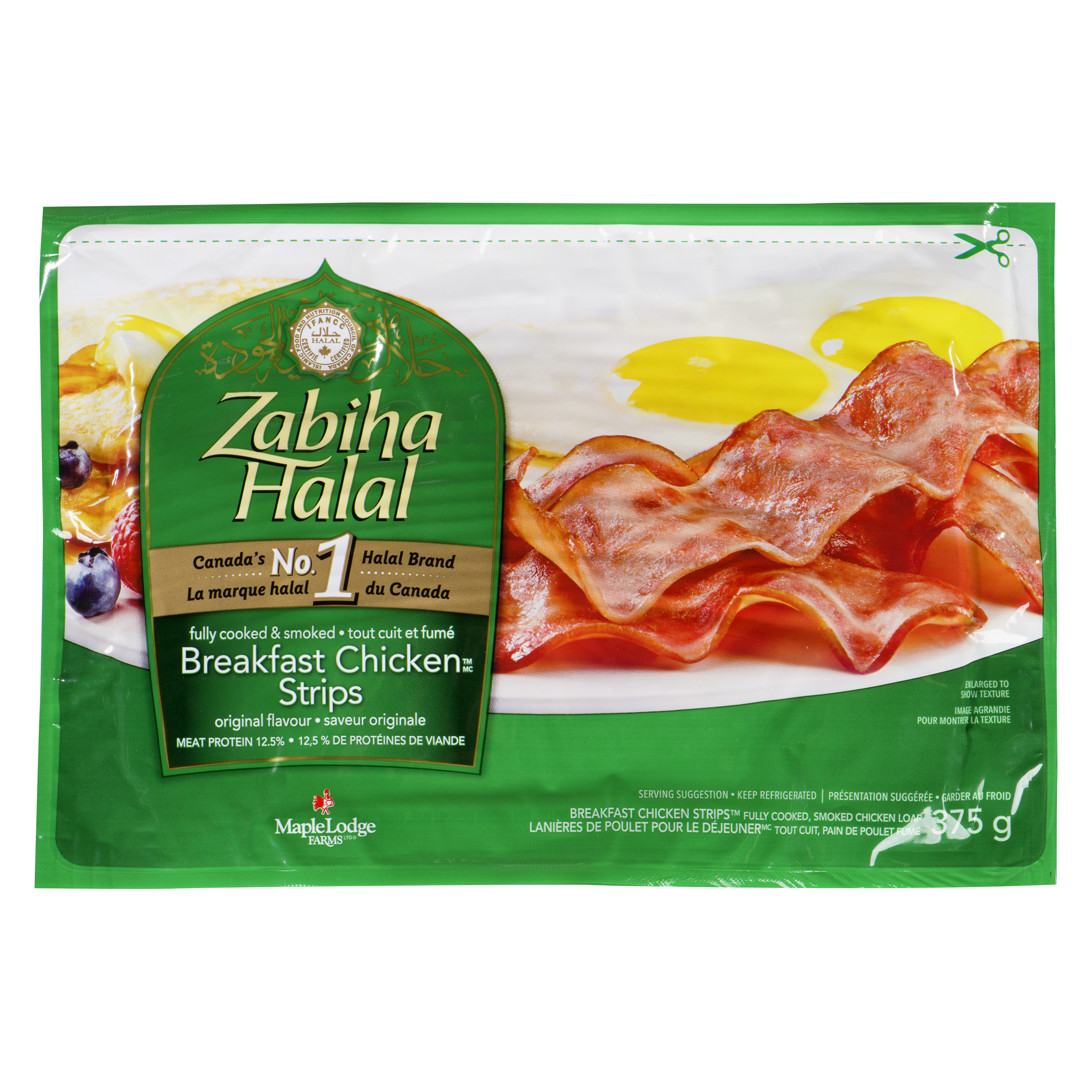 Buy Zabiha Halal Original Smoked Breakfast Chicken Strips 375 g | FreshCo