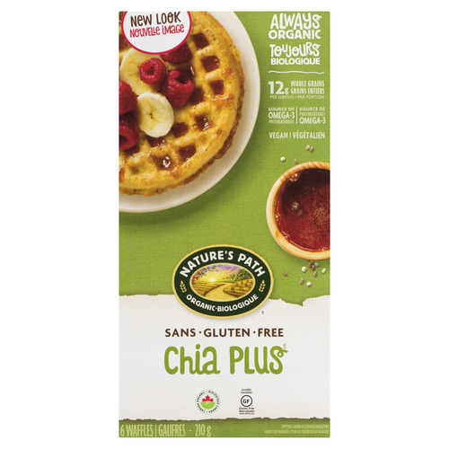 Buy Nature's Path Gluten-Free Frozen Waffles Chia Plus 210 g | Safeway ...
