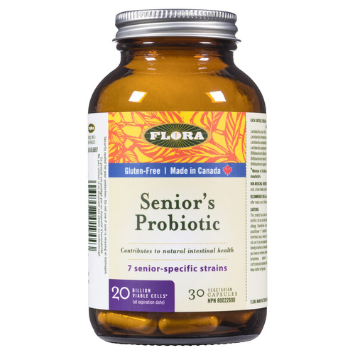 Buy Flora Senior's Probiotic Vegetarian Capsules 30 Count | Sobeys Inc.
