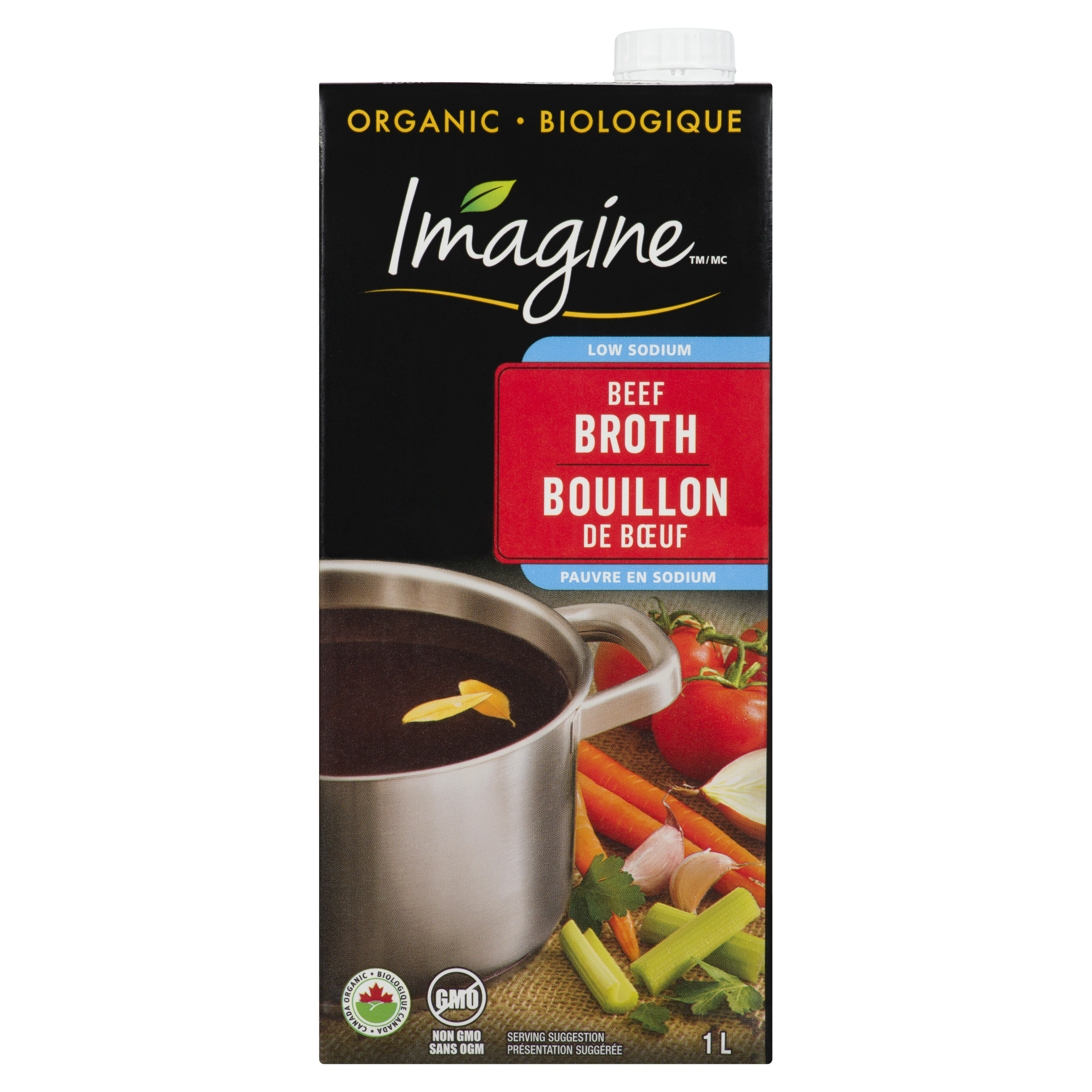 Buy Imagine Organic Beef Broth Low Sodium 1 L | FreshCo