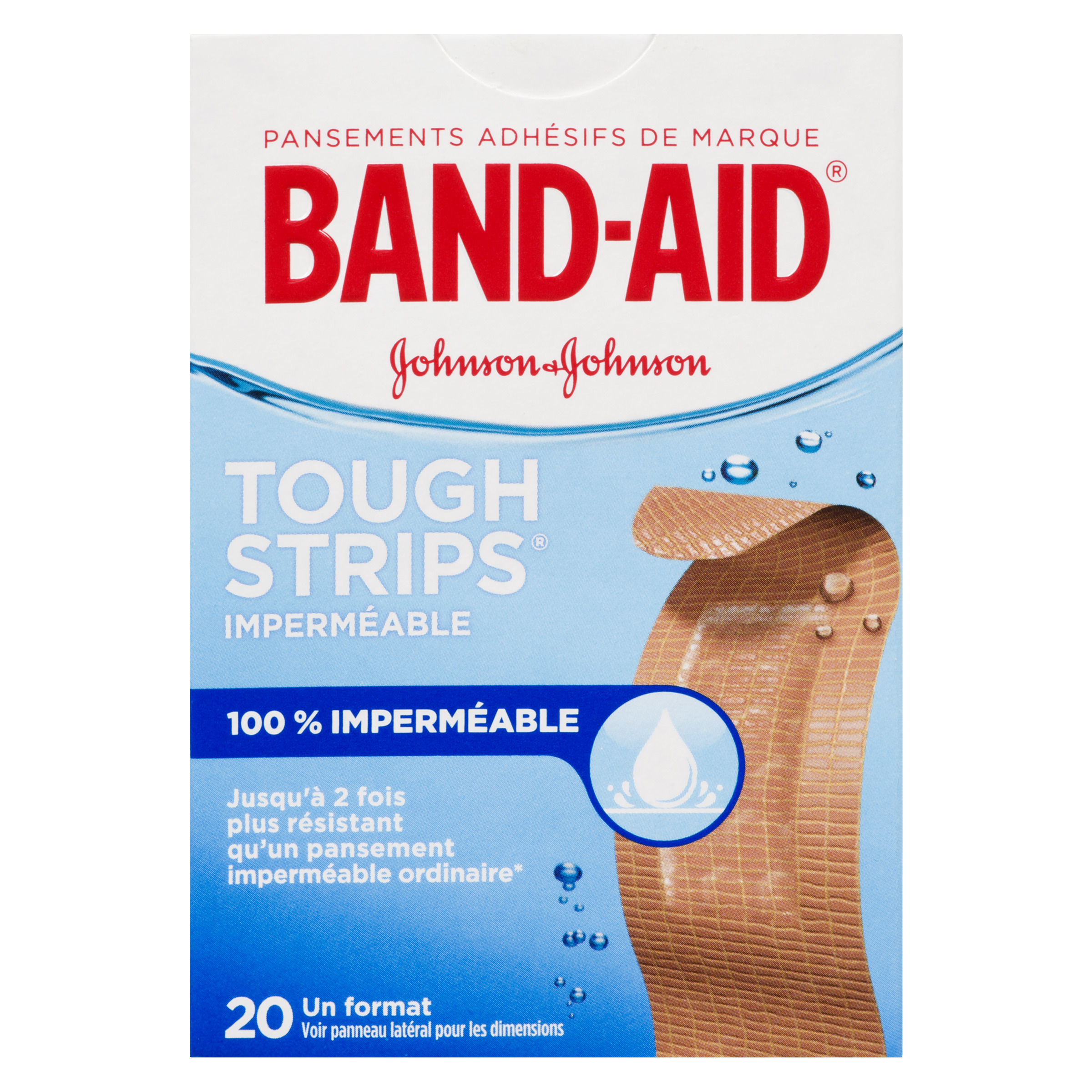 Buy Band-Aid Tough Strips Waterproof Bandages 20 EA | Safeway Canada