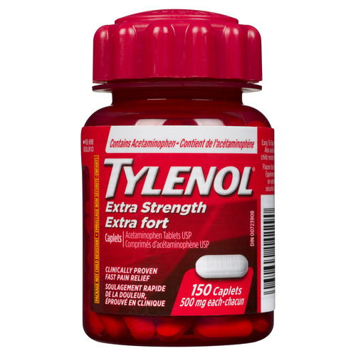 Buy Tylenol Extra Strength Easy To Open 500 mg Caplets 150 EA | Foodland