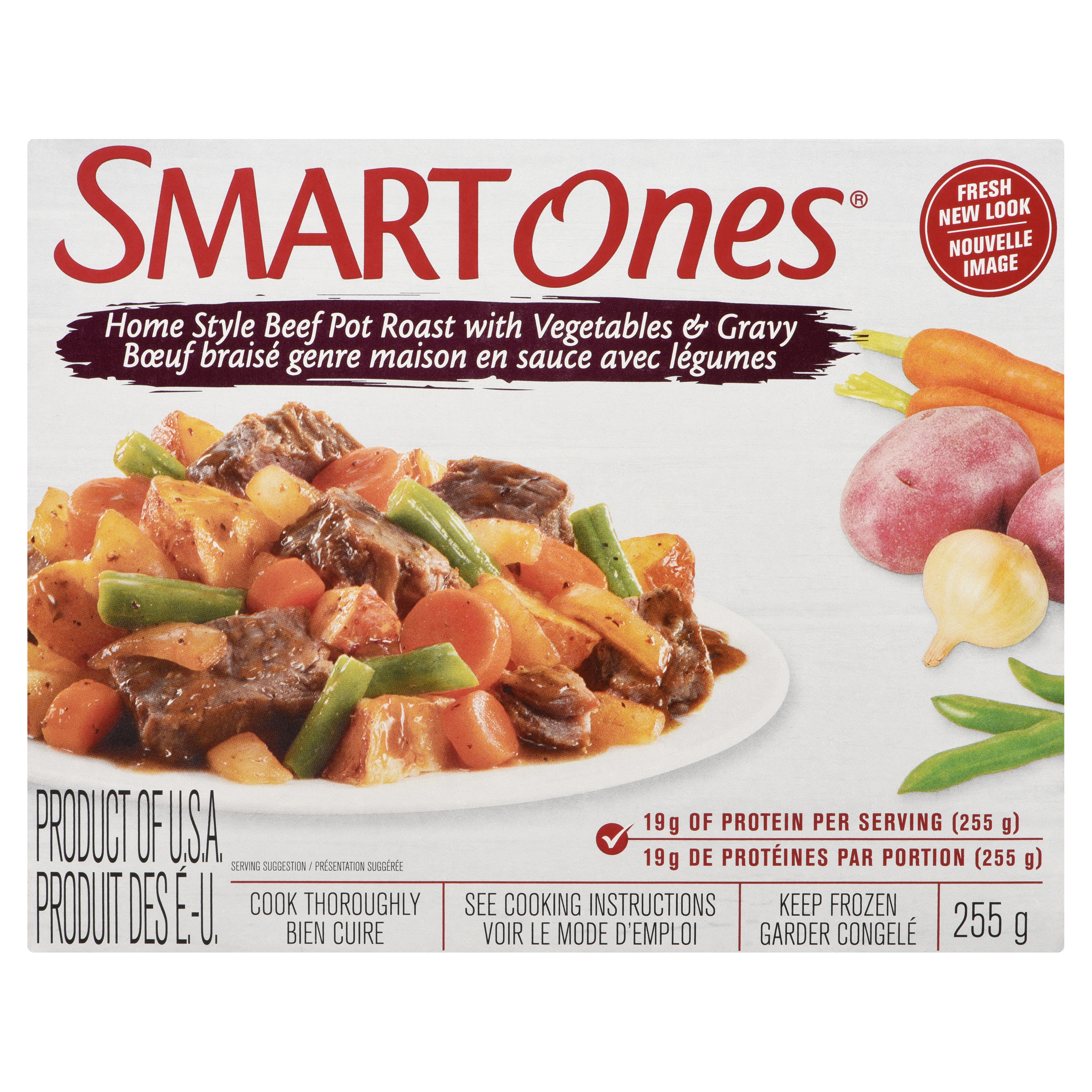 Buy Smart Ones Home Style Beef Pot Roast With Vegetables & Gravy ...
