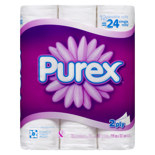 Buy Purex Toilet Paper 2 Ply 12 Double Rolls x 242 Sheets | Sobeys Inc.