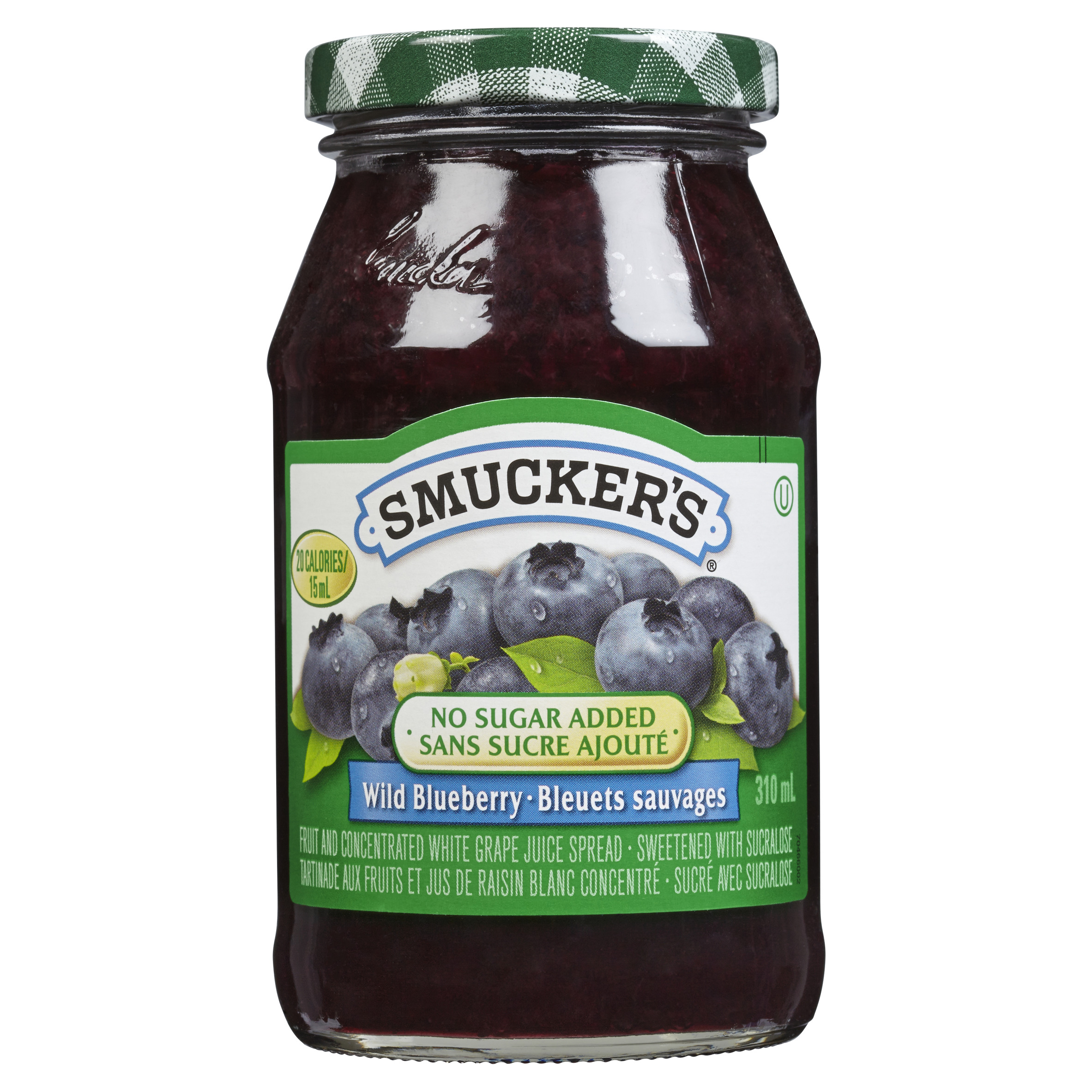 Buy Smucker's No Sugar Added Jam Wild Blueberry 310 ml | FreshCo