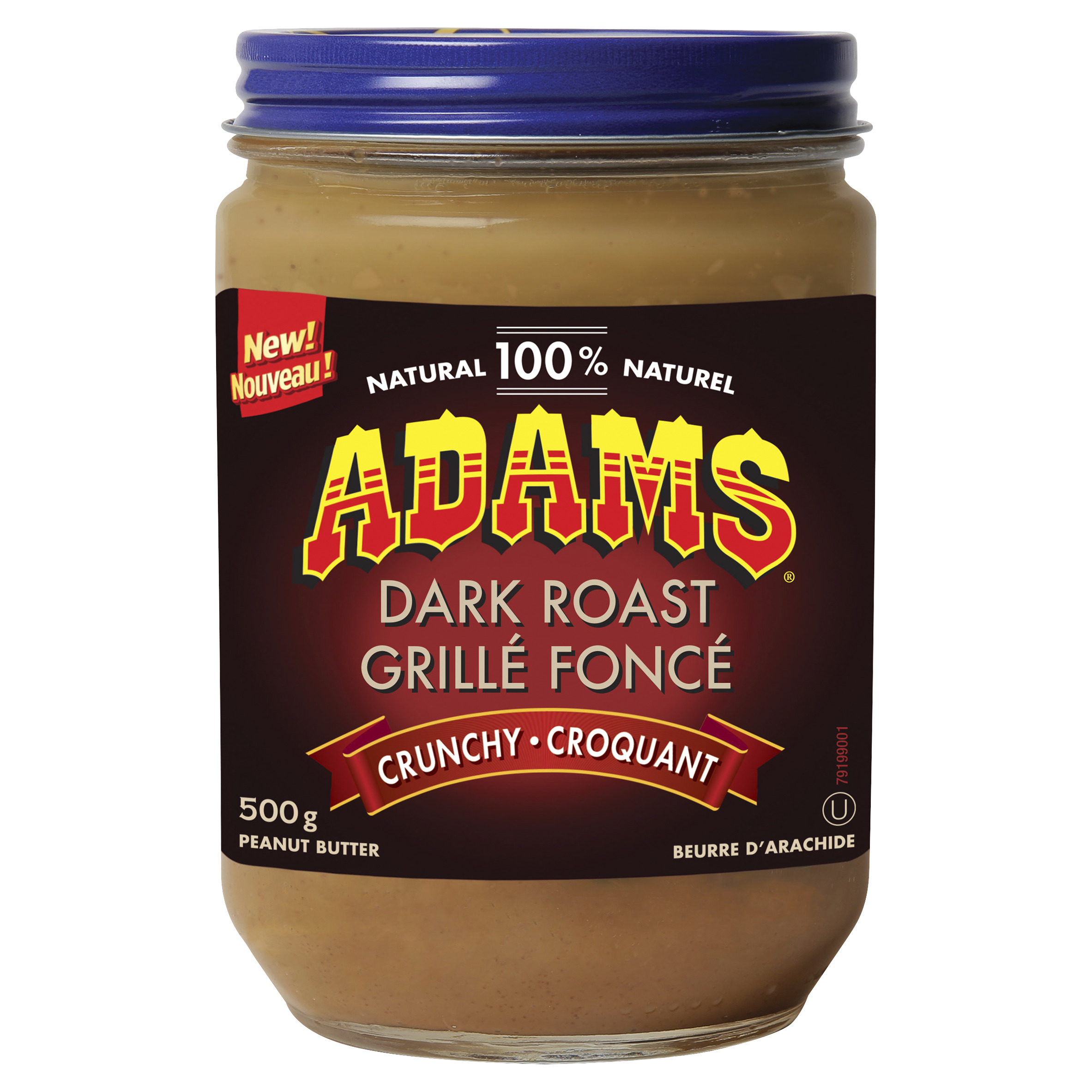 Buy Adams Peanut Butter Crunchy Dark Roast 500 g | FreshCo