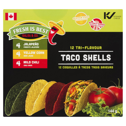Buy Fresh is Best Gluten-Free Tri-Flavour Taco Shells 144 g | Safeway ...