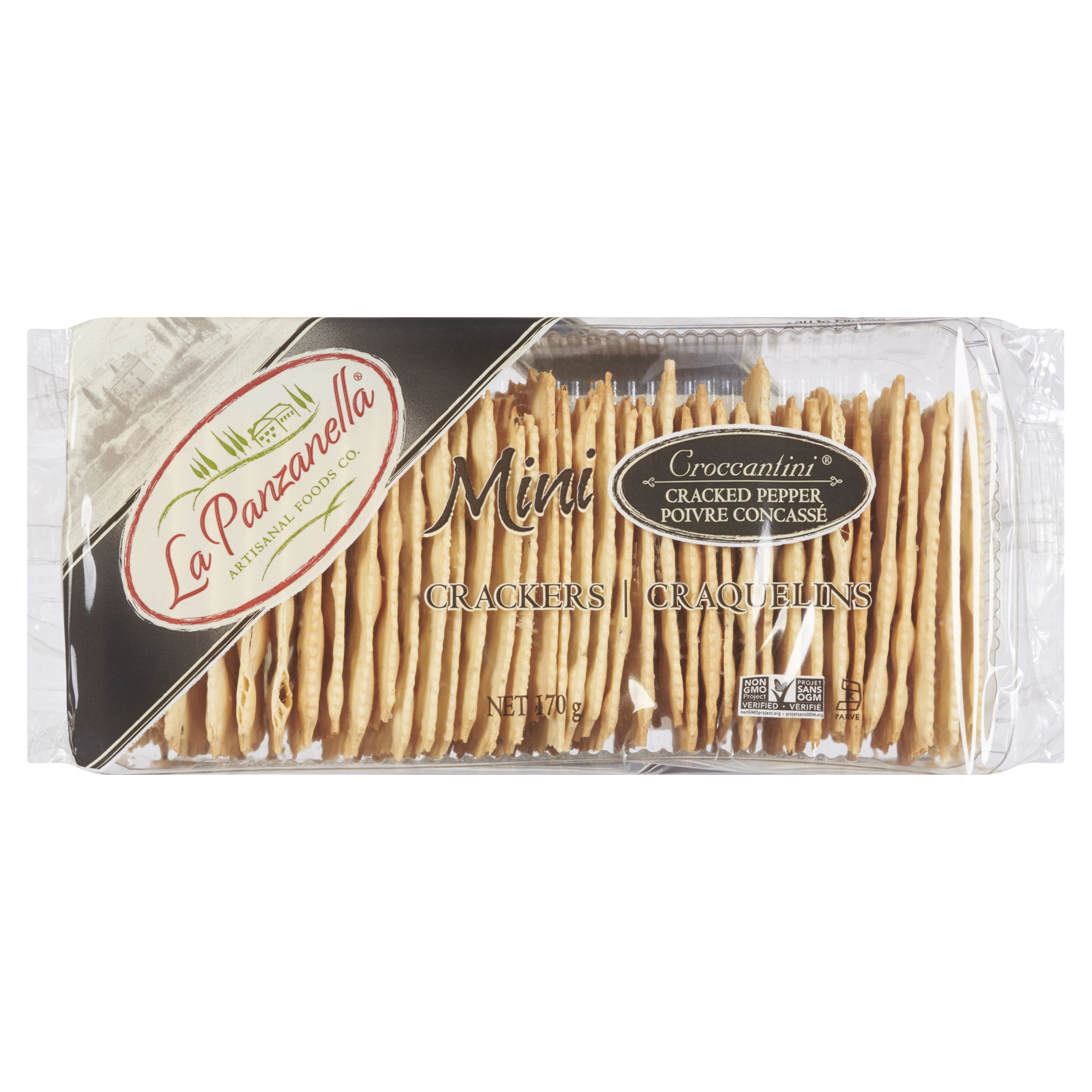 Buy La Panzanella Crackers Mini Croccantini Pepper 170 g | Safeway Canada