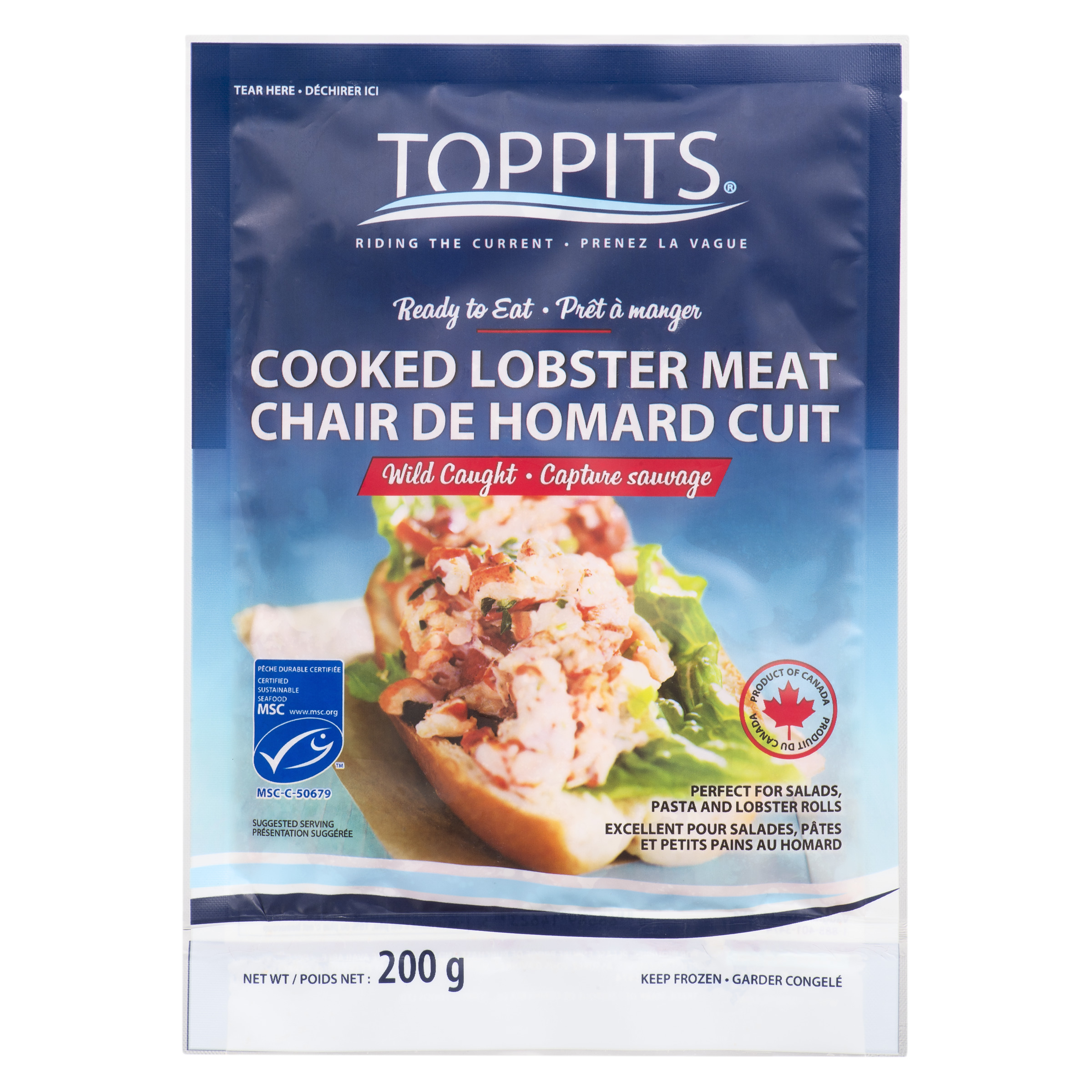 Buy Toppits Frozen Cooked Lobster Meat 200 g | Sobeys Inc.