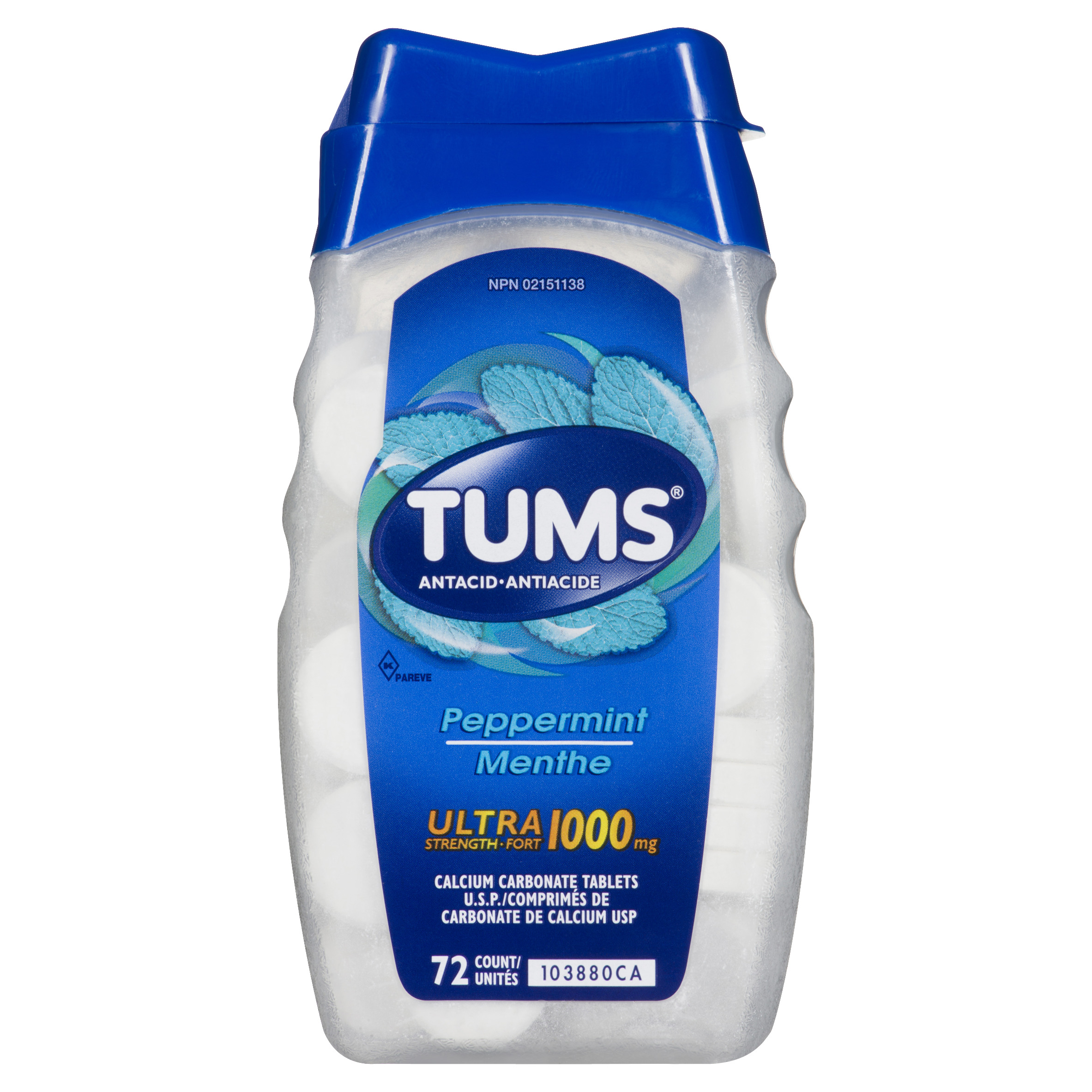 Buy Tums Ultra Antacid Peppermint 72 EA | Safeway Canada