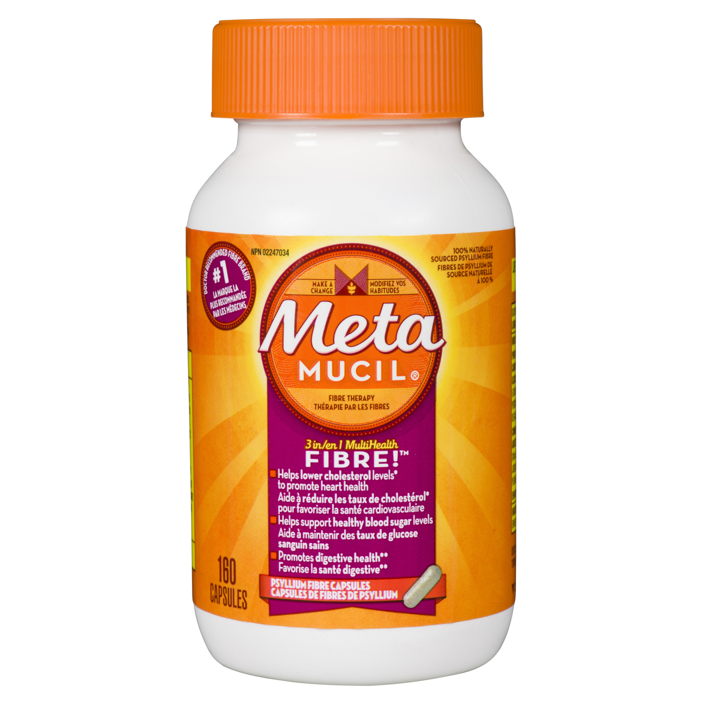 Buy Metamucil Fibre Capsules 160 Count | FreshCo