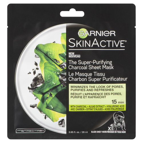 Buy Garnier Purifying Sheet Mask Charcoal 32 g | Sobeys Inc.