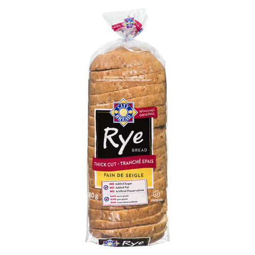 Buy City Bread Rye Bread Thick Cut Sliced 480 g | Sobeys Inc.