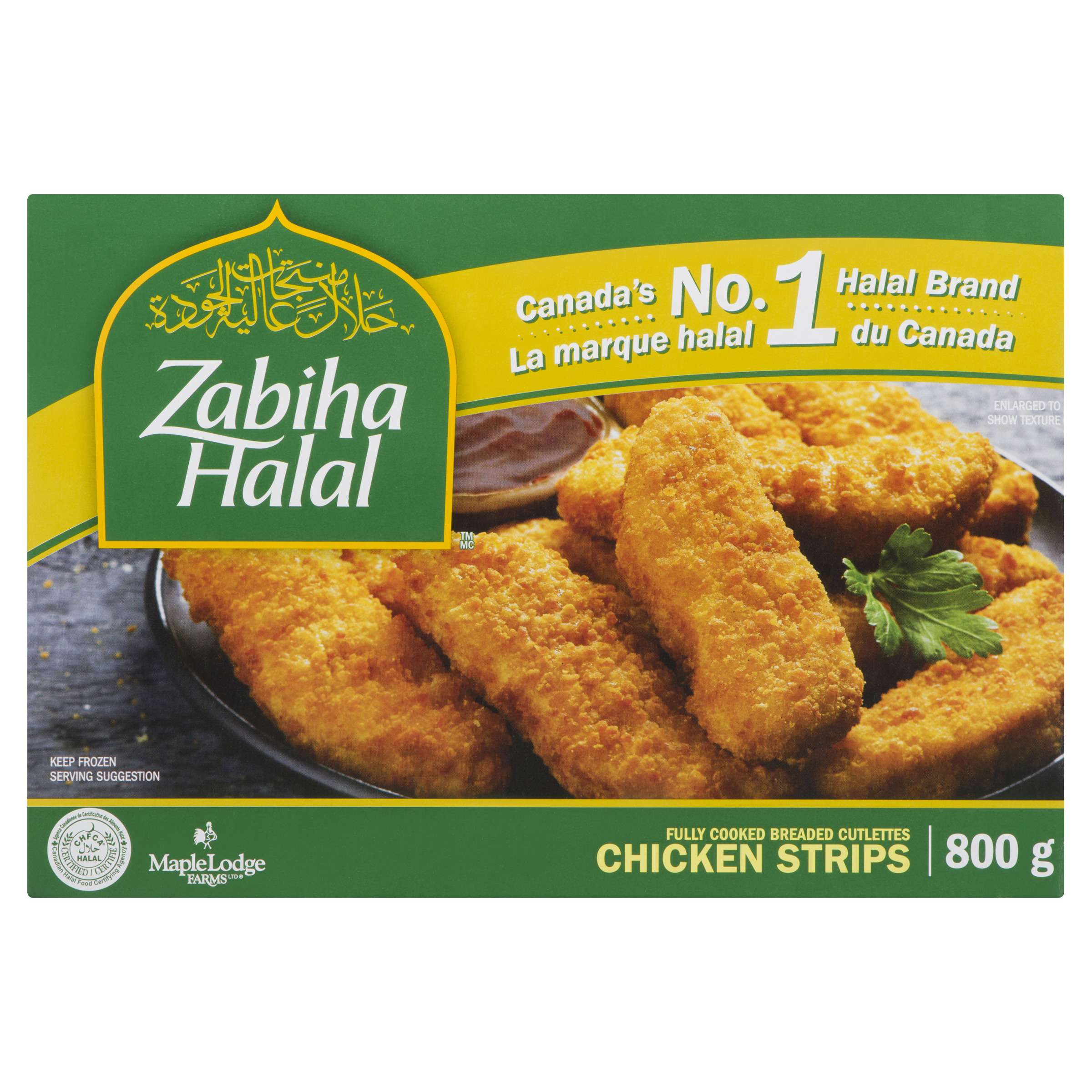 Buy Zabiha Halal Frozen Chicken Breast Strips 800 g | FreshCo