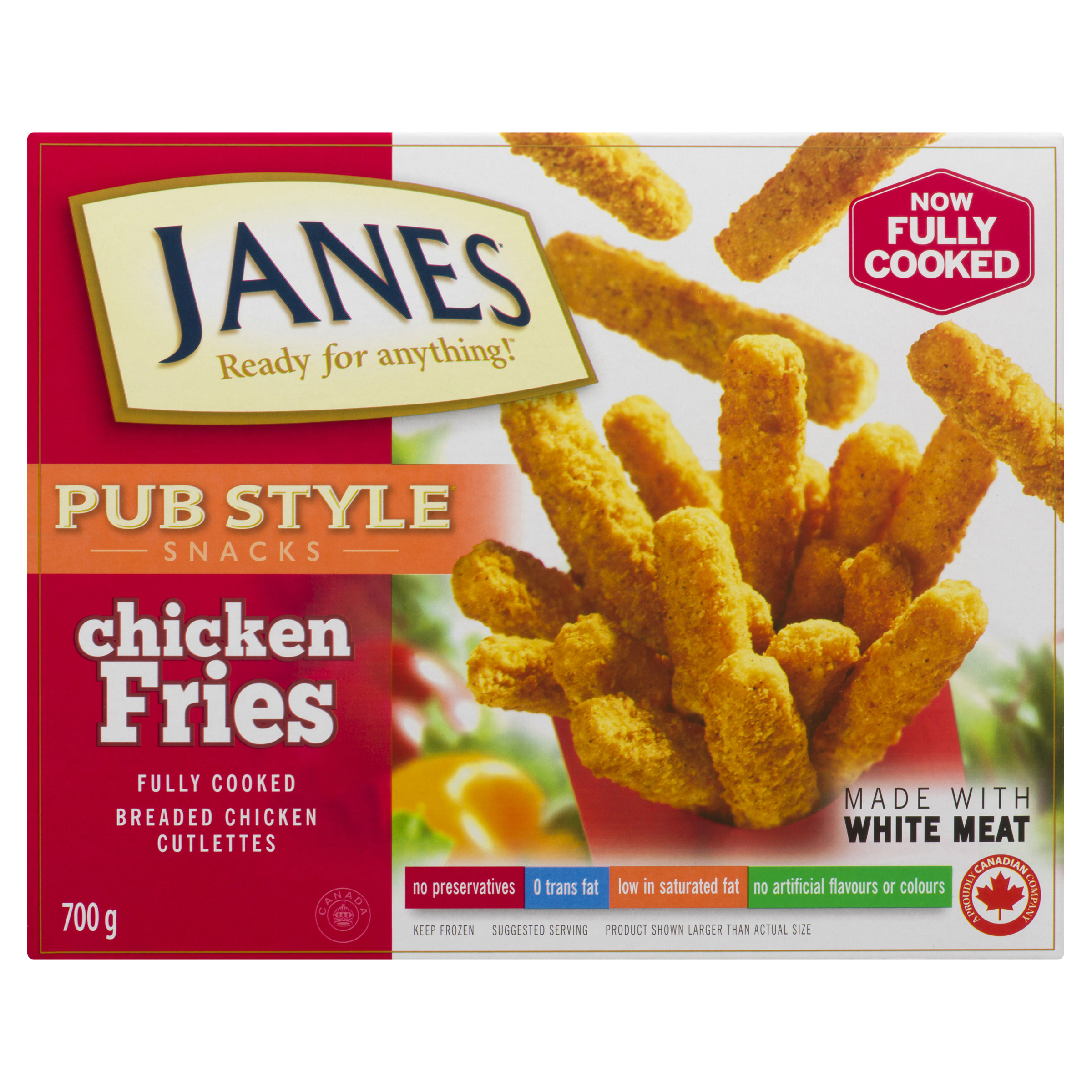 Buy Janes Fully Cooked Pub Style Frozen Chicken Fries 700 g | FreshCo