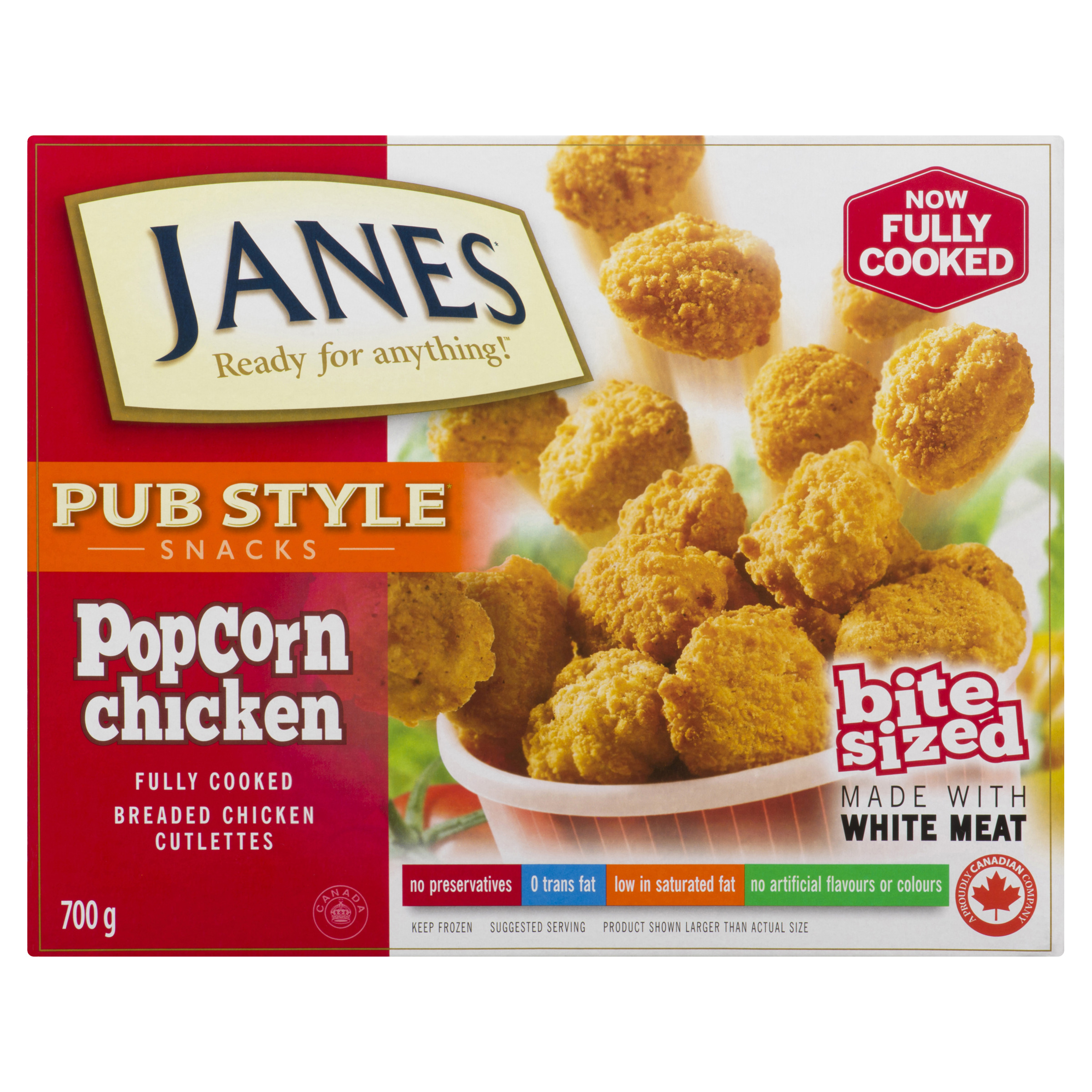 Buy Janes Fully Cooked Frozen Popcorn Chicken 700 g | Safeway Canada