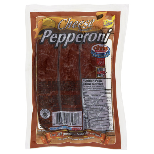 Buy Chris Brothers Pepperoni Cheese 250 g | Sobeys Inc.